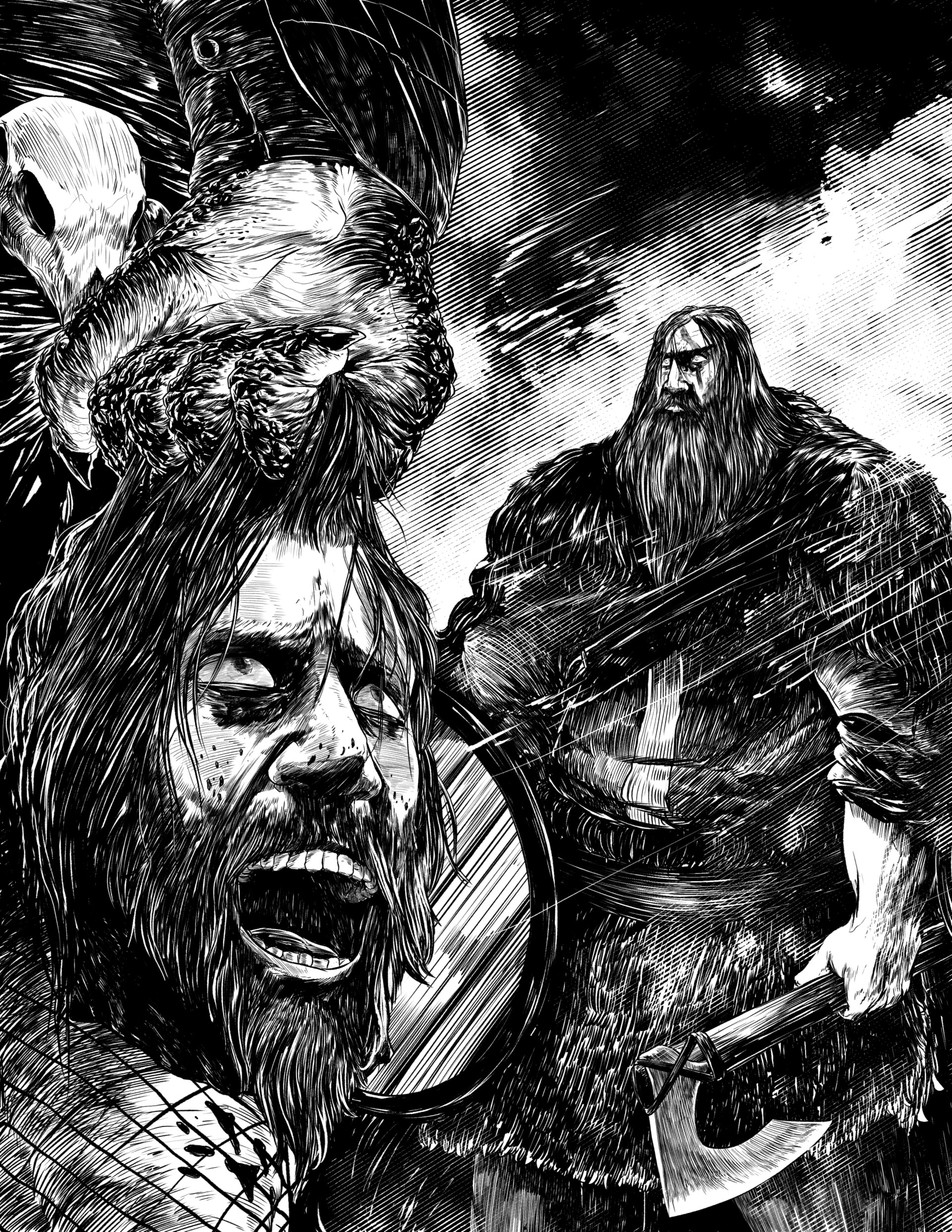 ArtStation - Predator vs Viking stand off