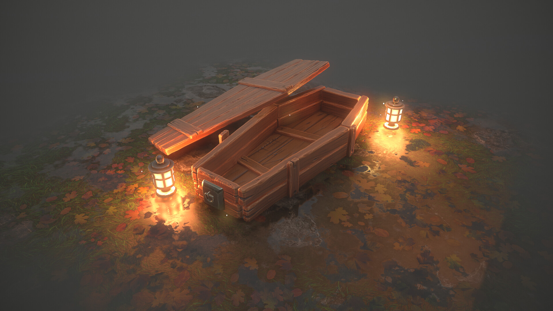 ArtStation - Stylized Coffin