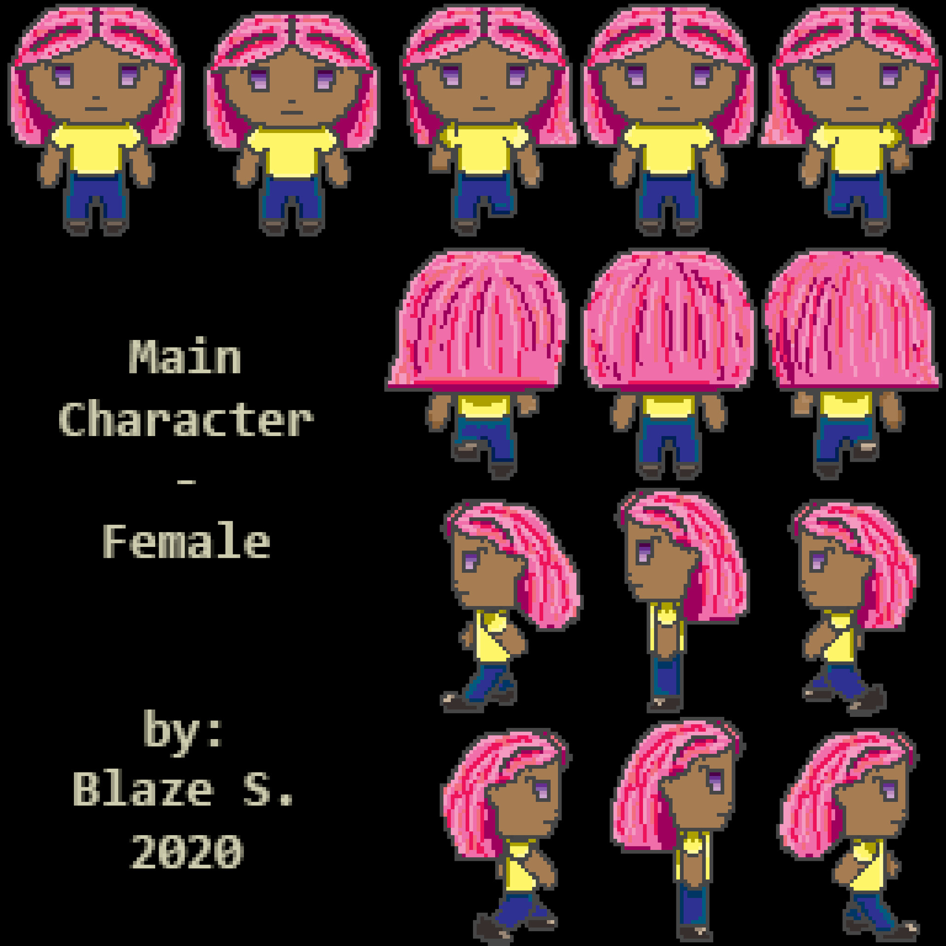 pixel art blaze