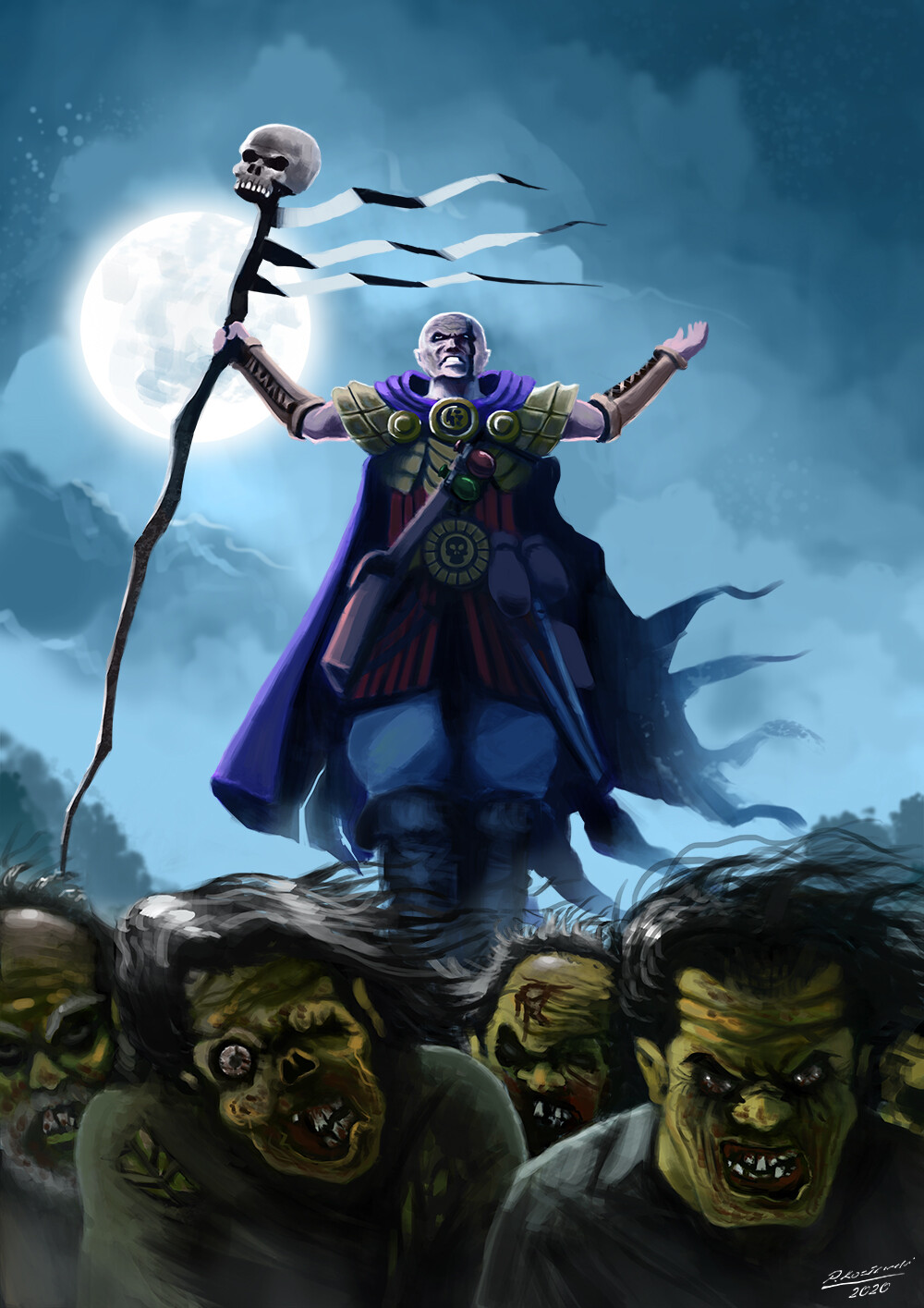 ArtStation - Necromancer gathers army