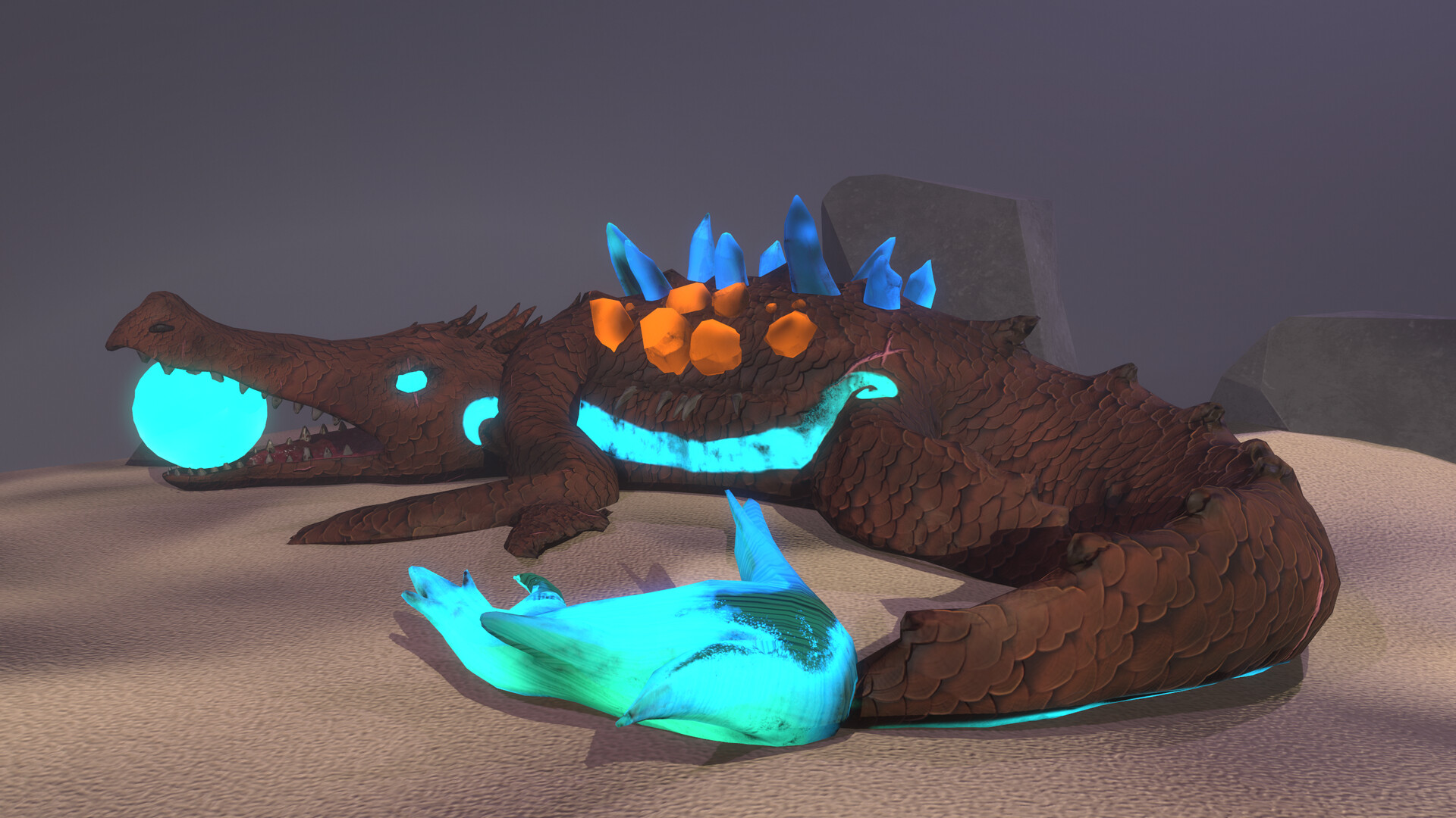 ArtStation - Fantasy Crocodile