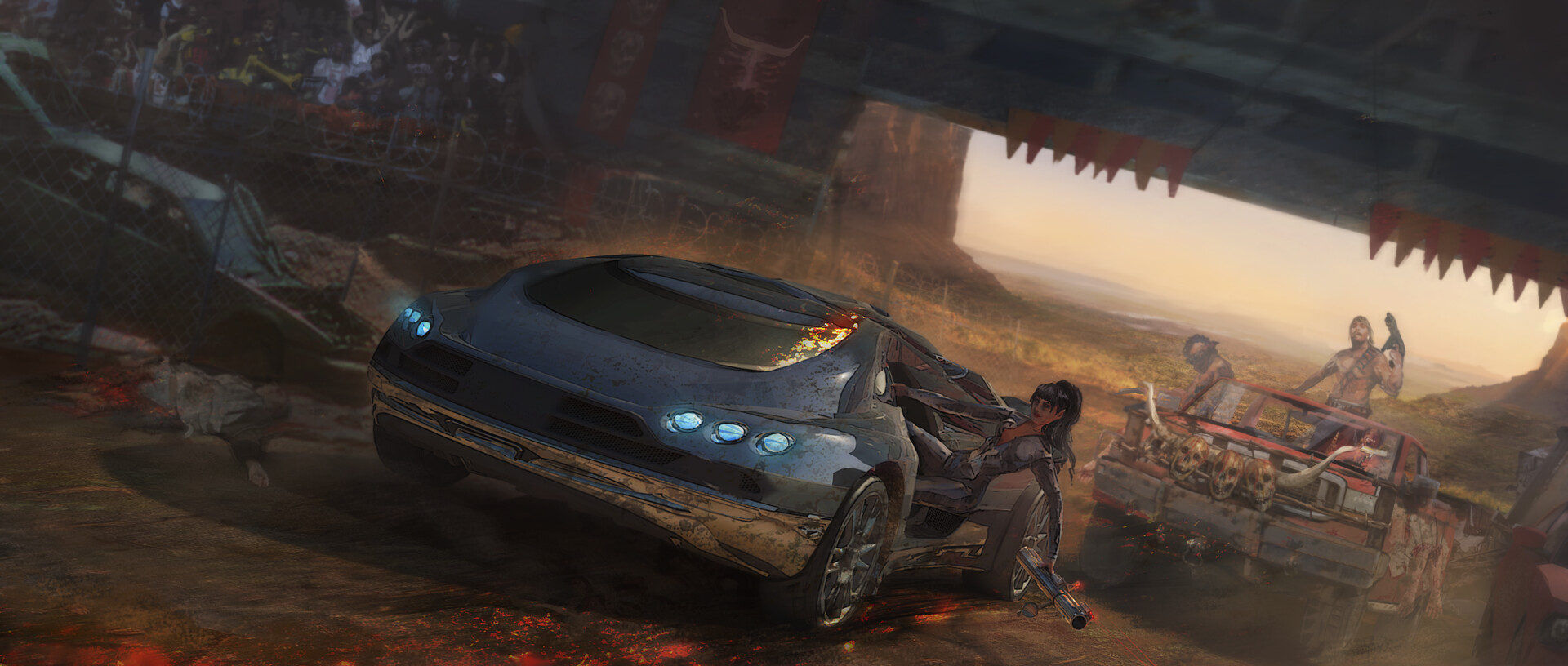 ArtStation - Swift Chrome Cannibal Arena