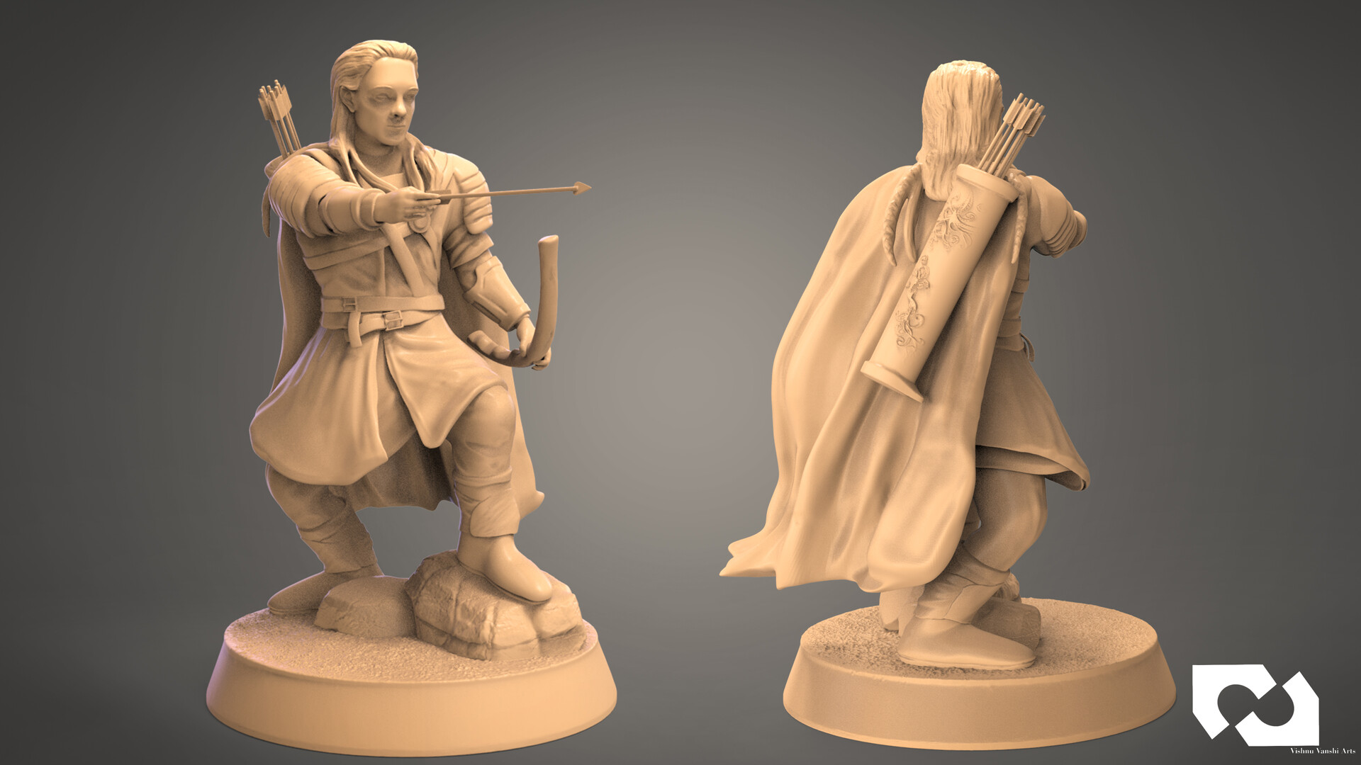 ArtStation - Legolas_Miniature (3D printing ready)