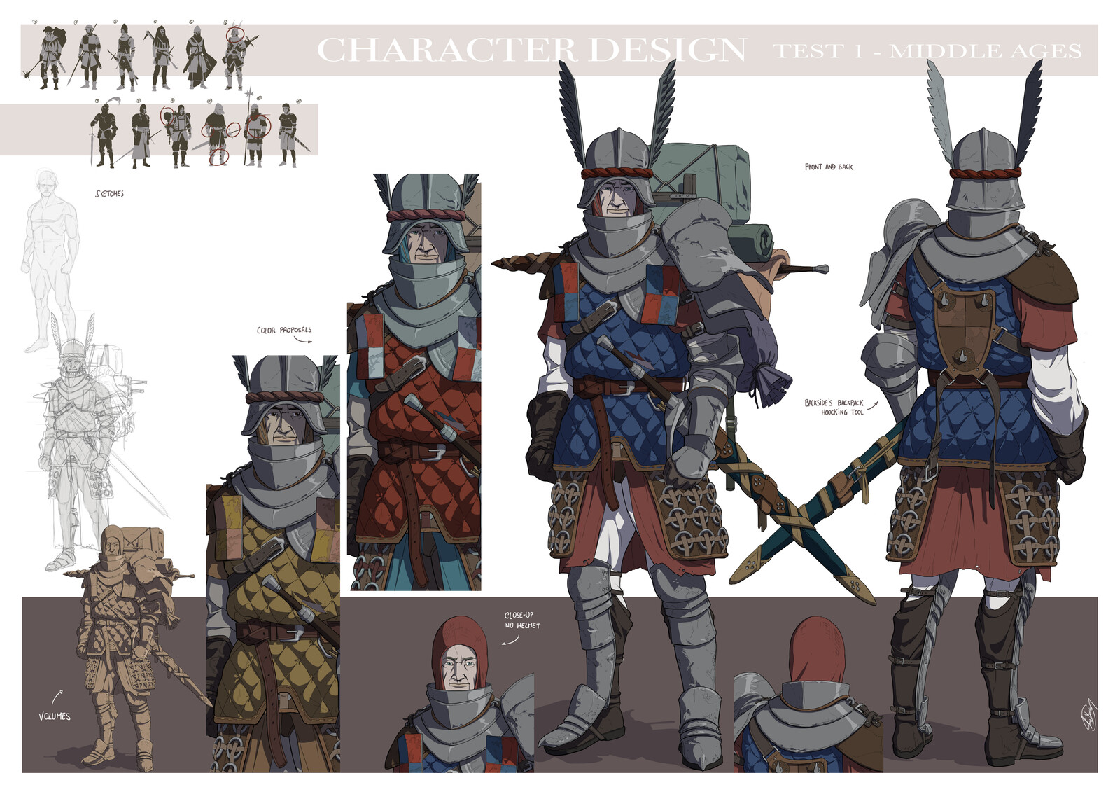 Luigi Genova - Character Design