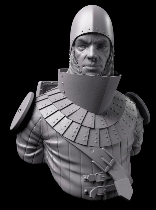 ArtStation - Medieval bust