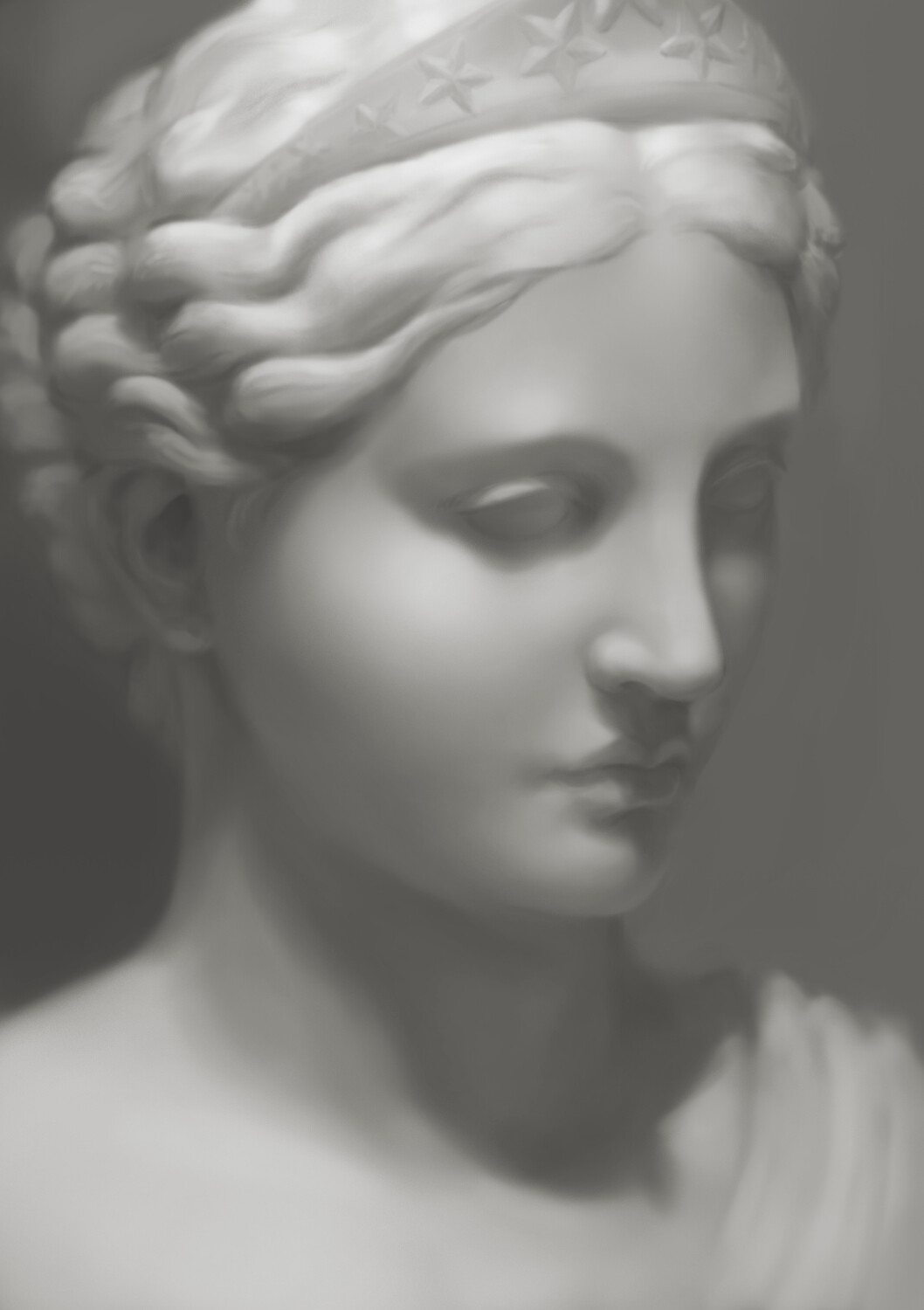 ArtStation - Practice-Plaster model