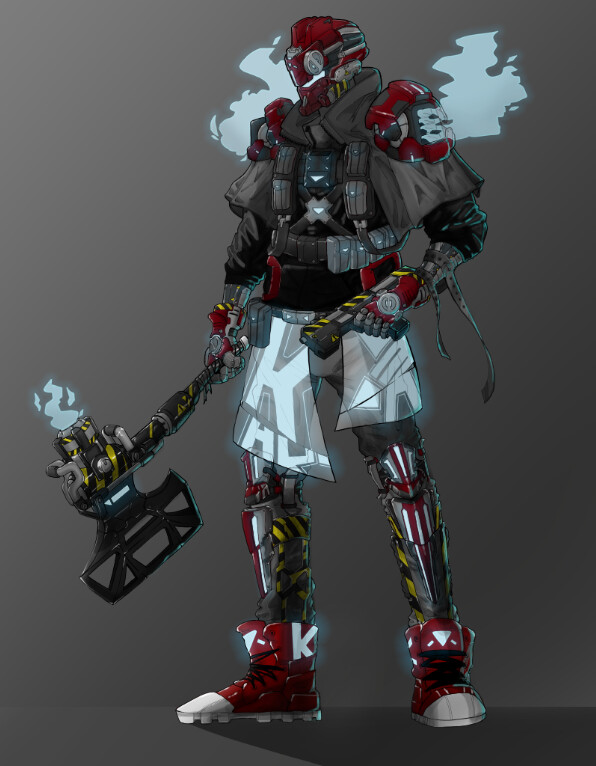 ArtStation - cyberfunk mechanic cyborg