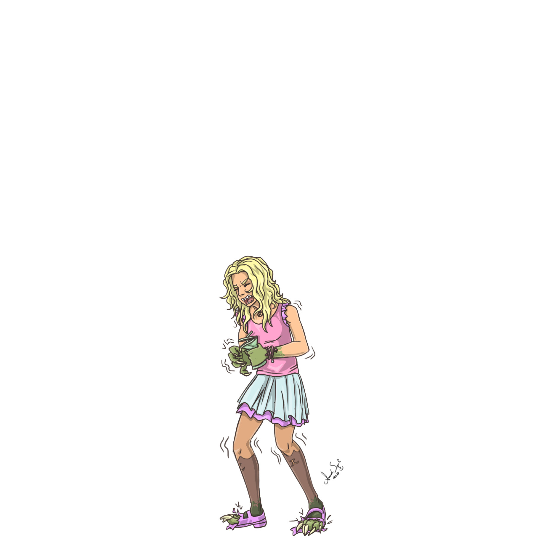 Amanda Scopel - T-Rex Transformation