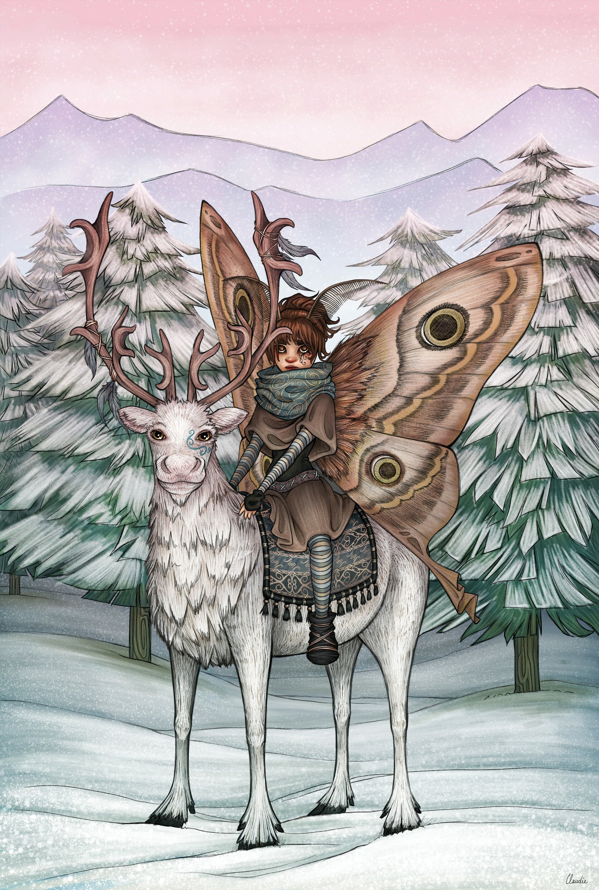 ArtStation - Moth Fairy