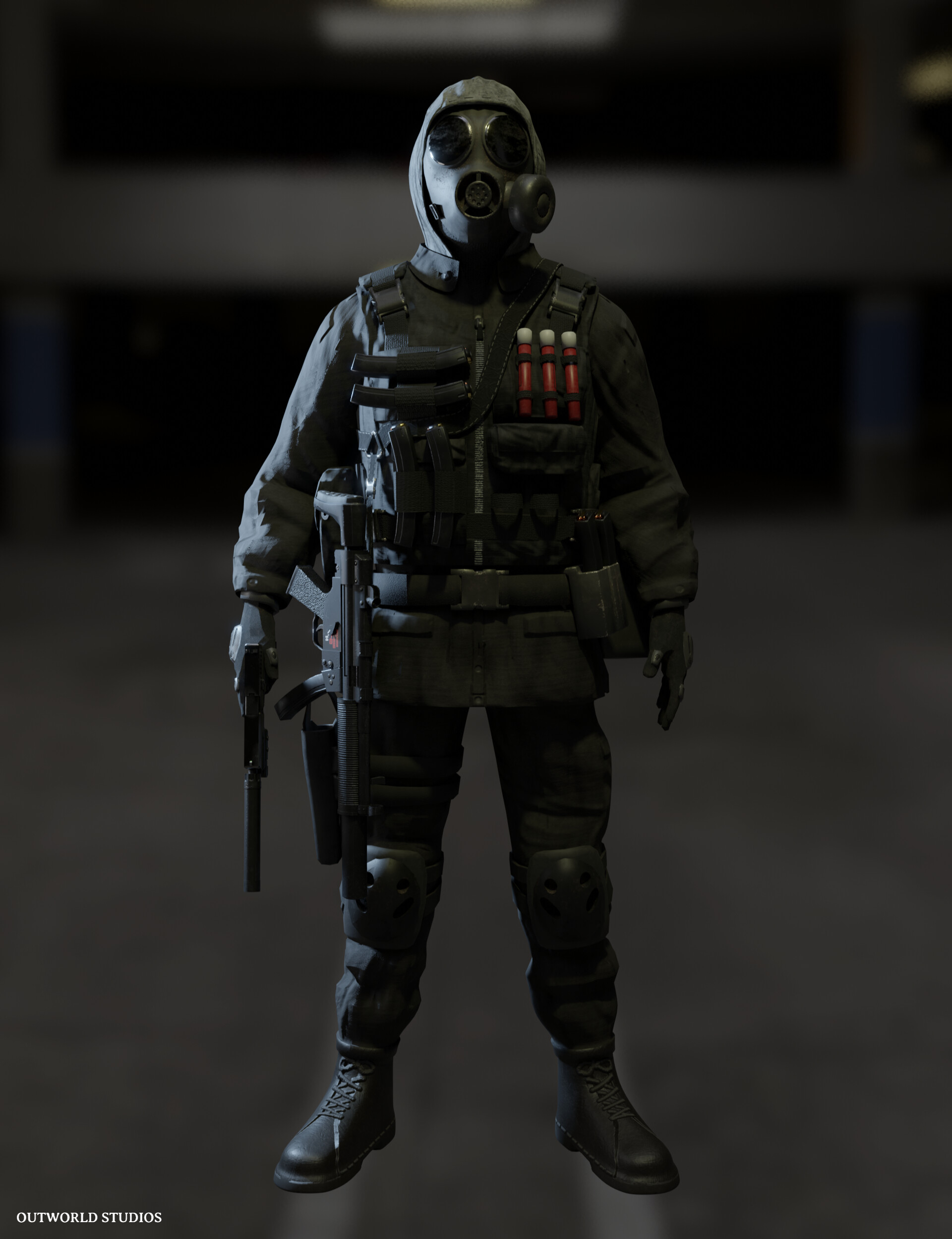 ArtStation - Gas Mask Operator