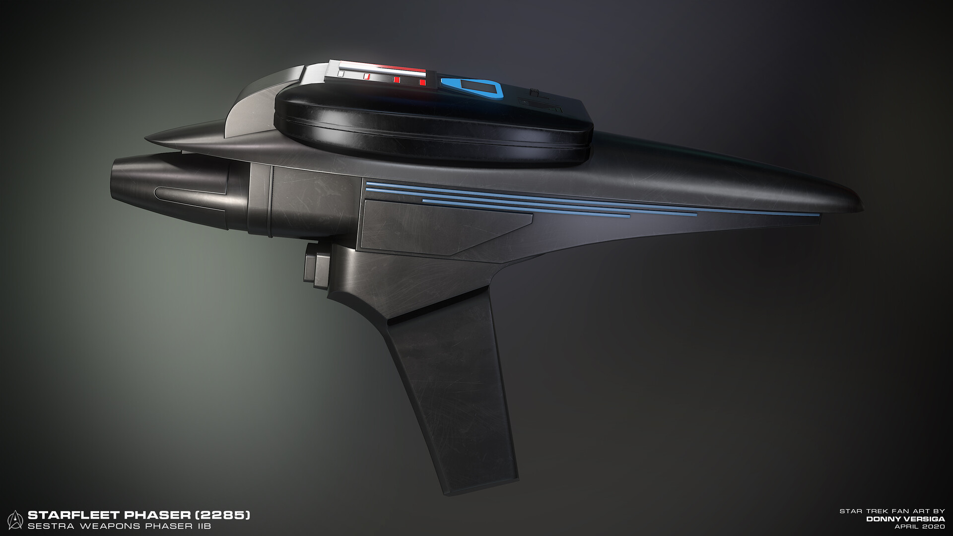 Donny Versiga - Starfleet Phaser - Star Trek III: The Search For Spock