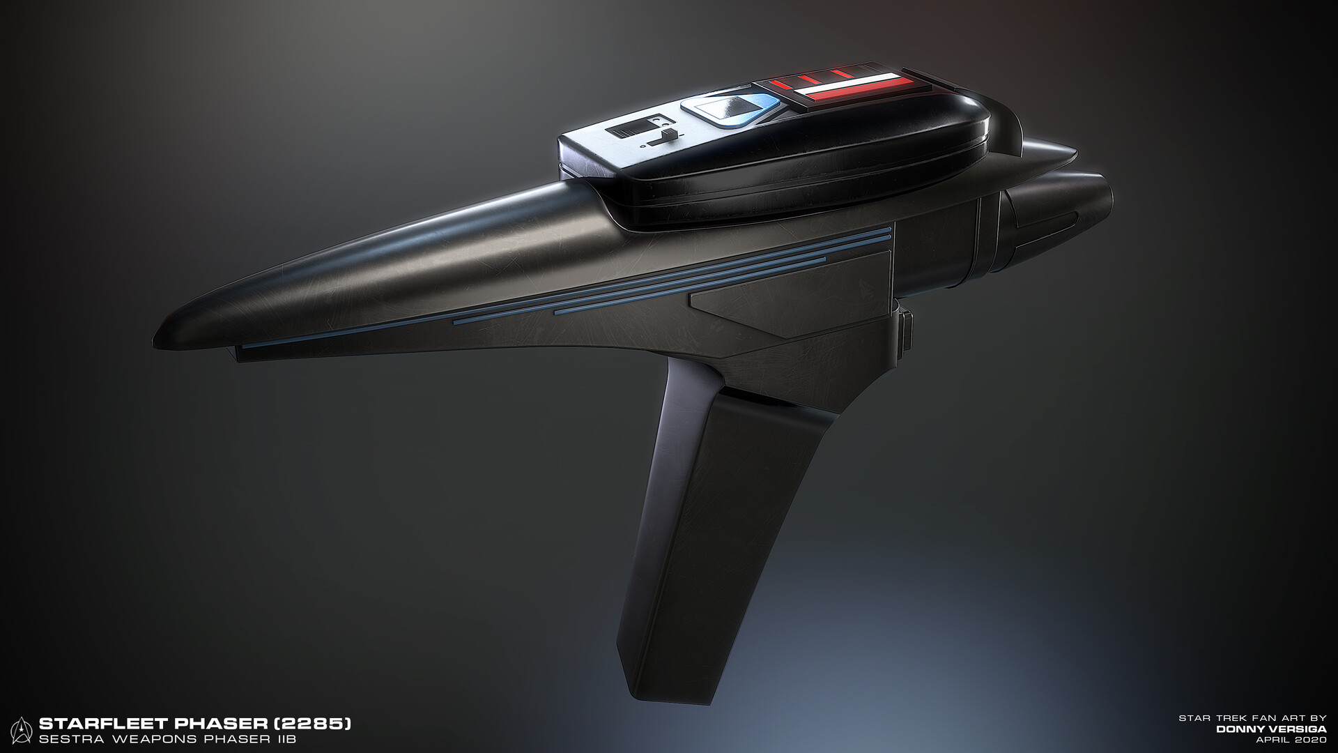 Donny Versiga - Starfleet Phaser - Star Trek III: The Search For Spock