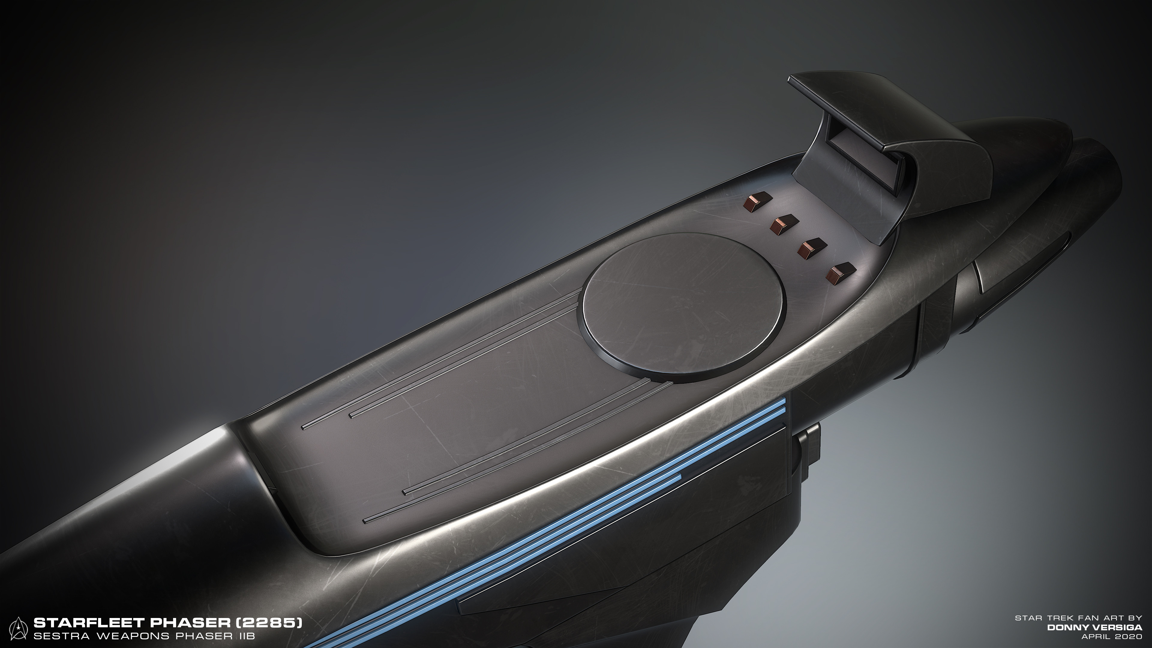 Donny Versiga - Starfleet Phaser - Star Trek III: The Search For Spock