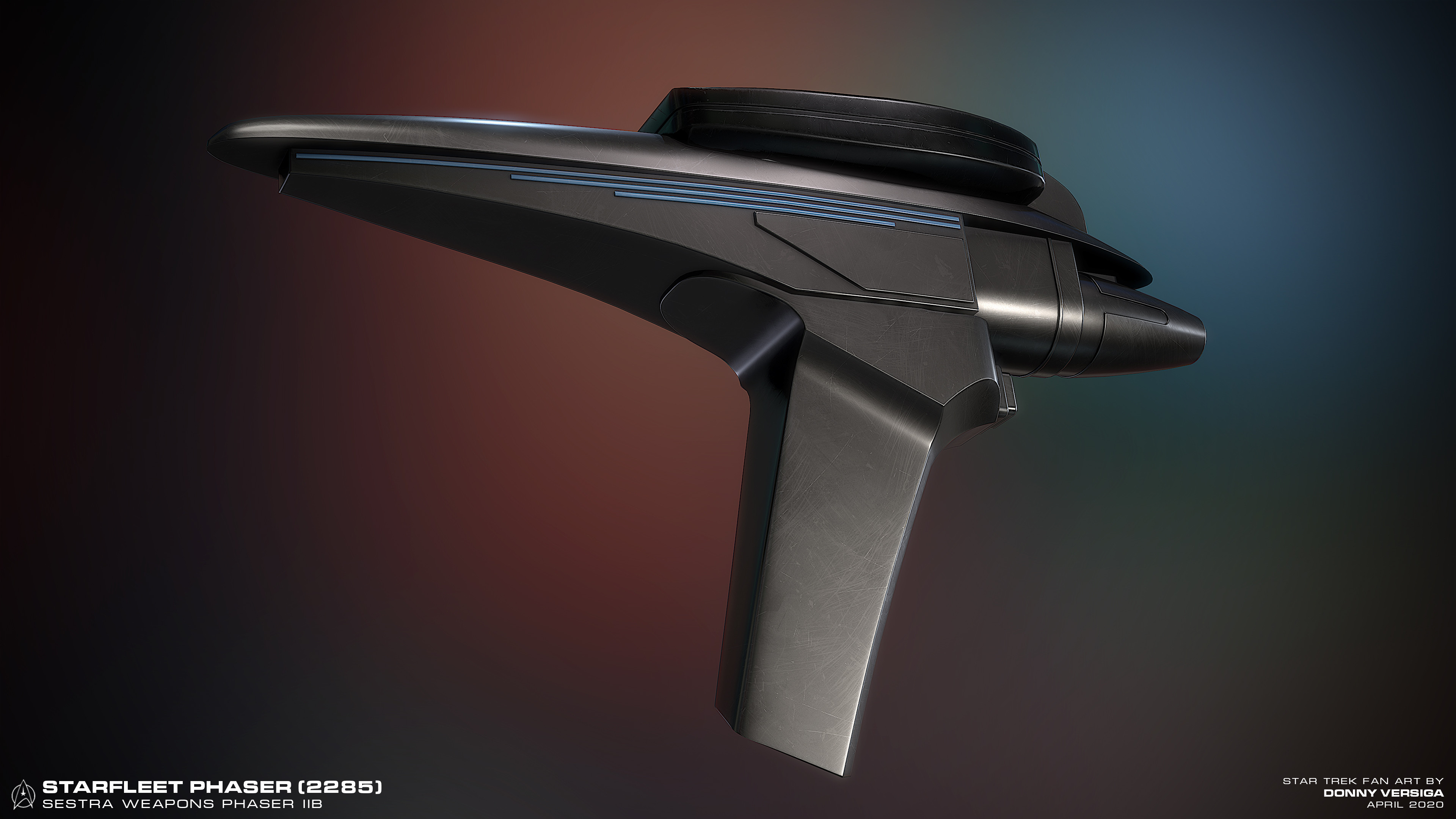 Donny Versiga - Starfleet Phaser - Star Trek III: The Search For Spock