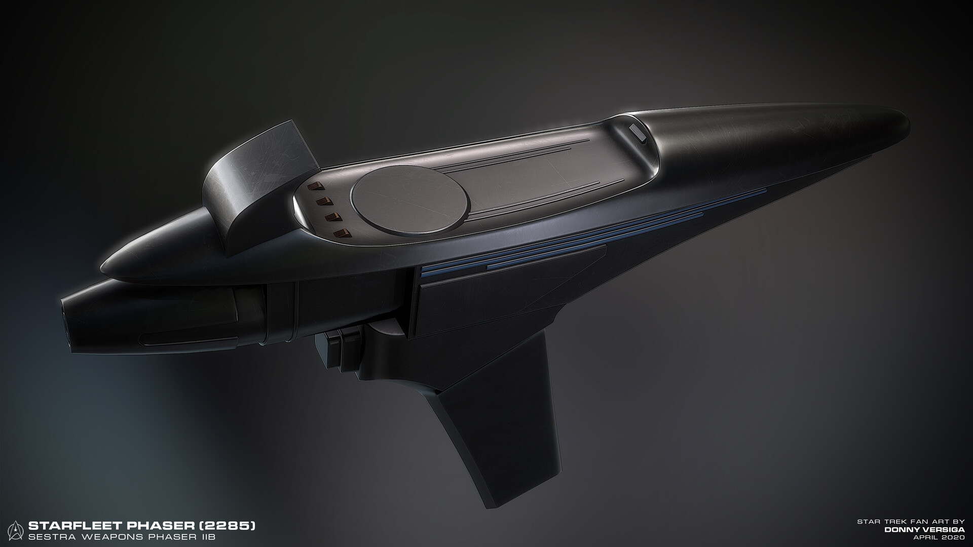 Donny Versiga - Starfleet Phaser - Star Trek III: The Search For Spock