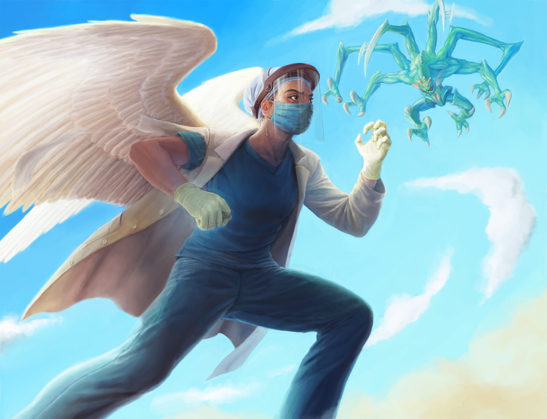 ArtStation - Medical warrior