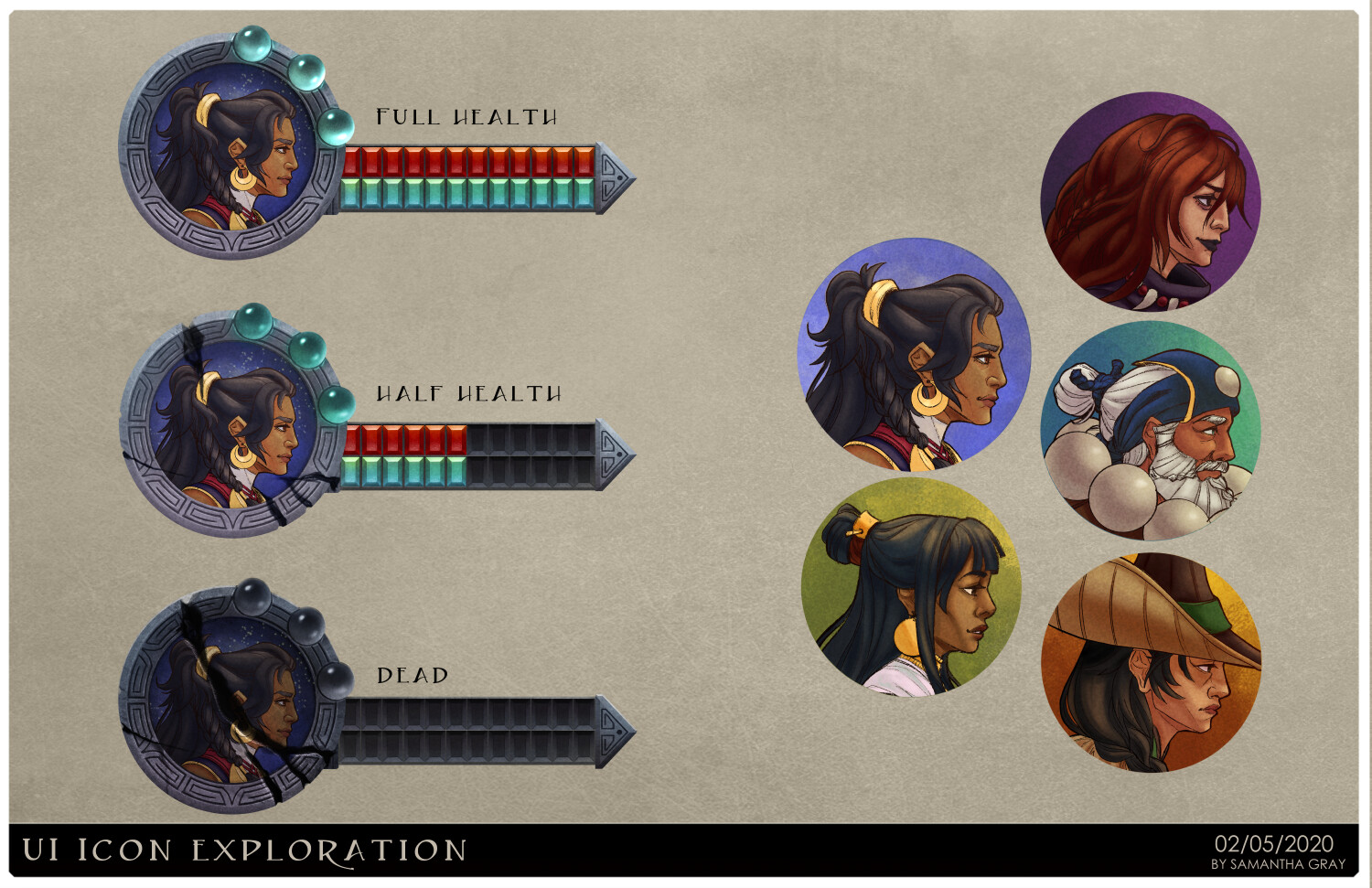 ArtStation - Character Icons