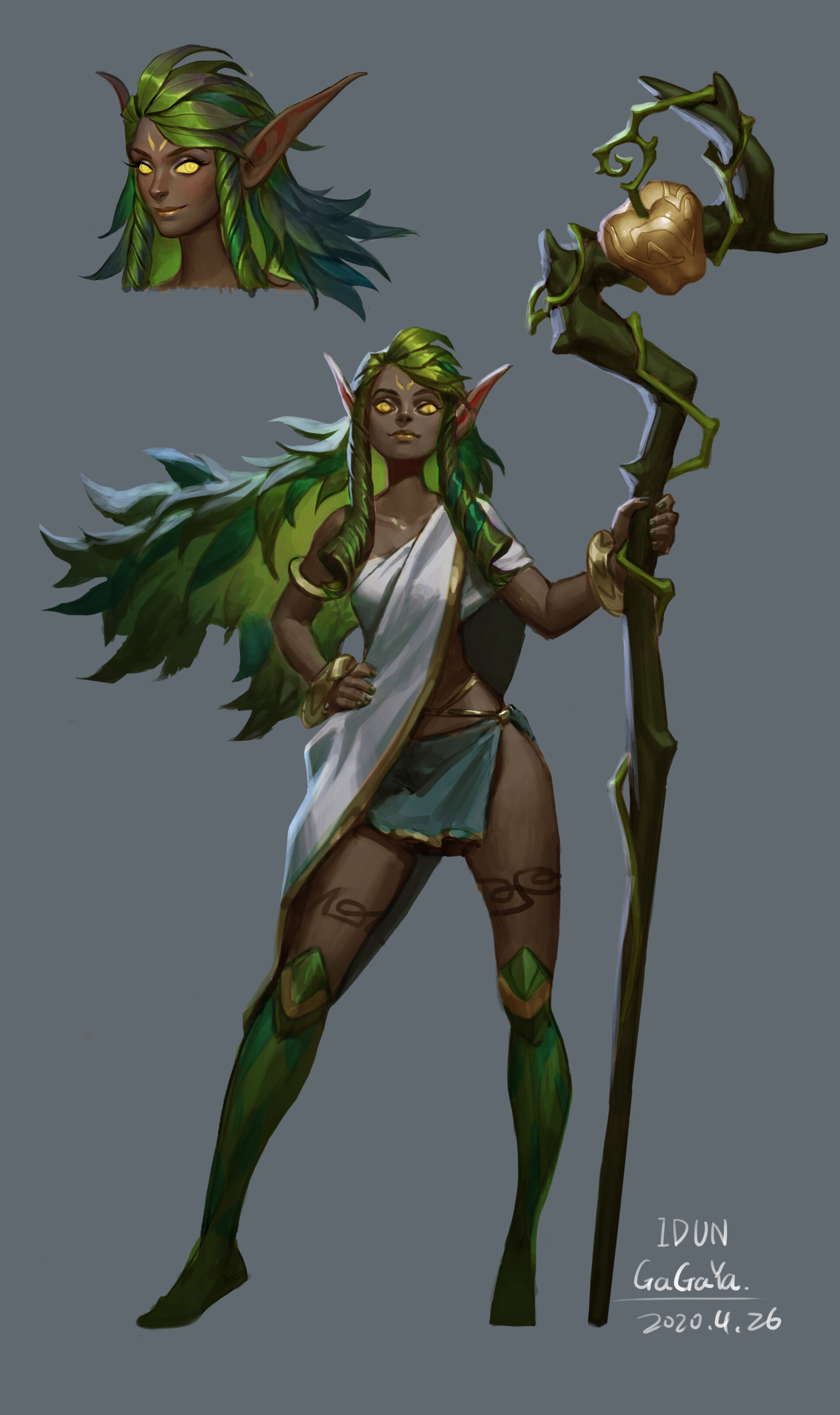 ArtStation - Idun character design
