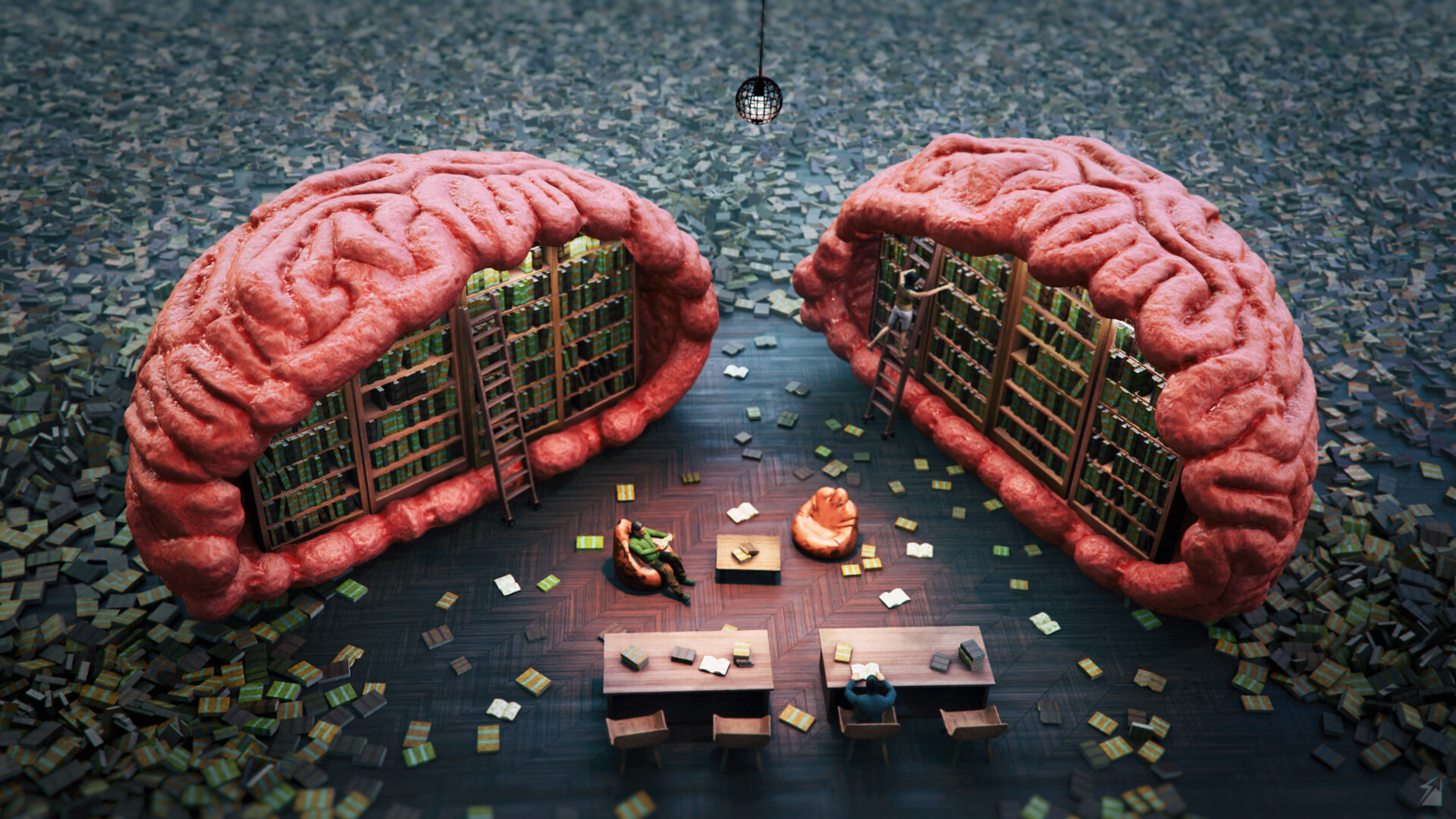 ArtStation - Brain Library