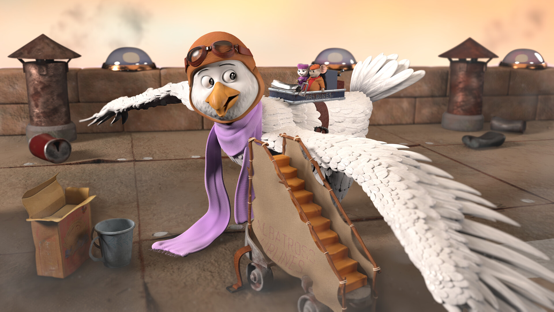 ArtStation - 3D Recreation of Disney - The Rescuers (April 2020)