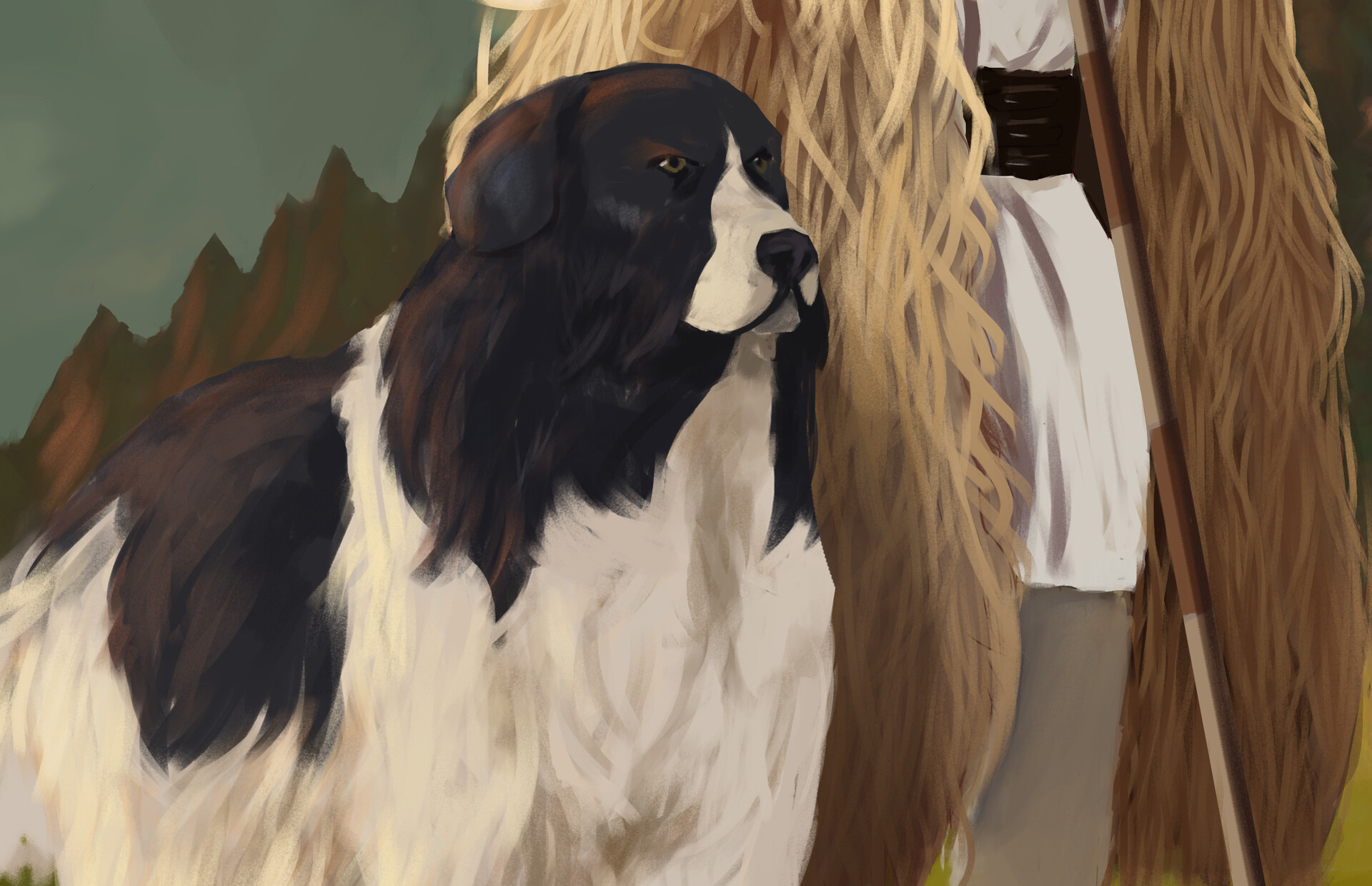 Flo Pop - A shepherd and his dog