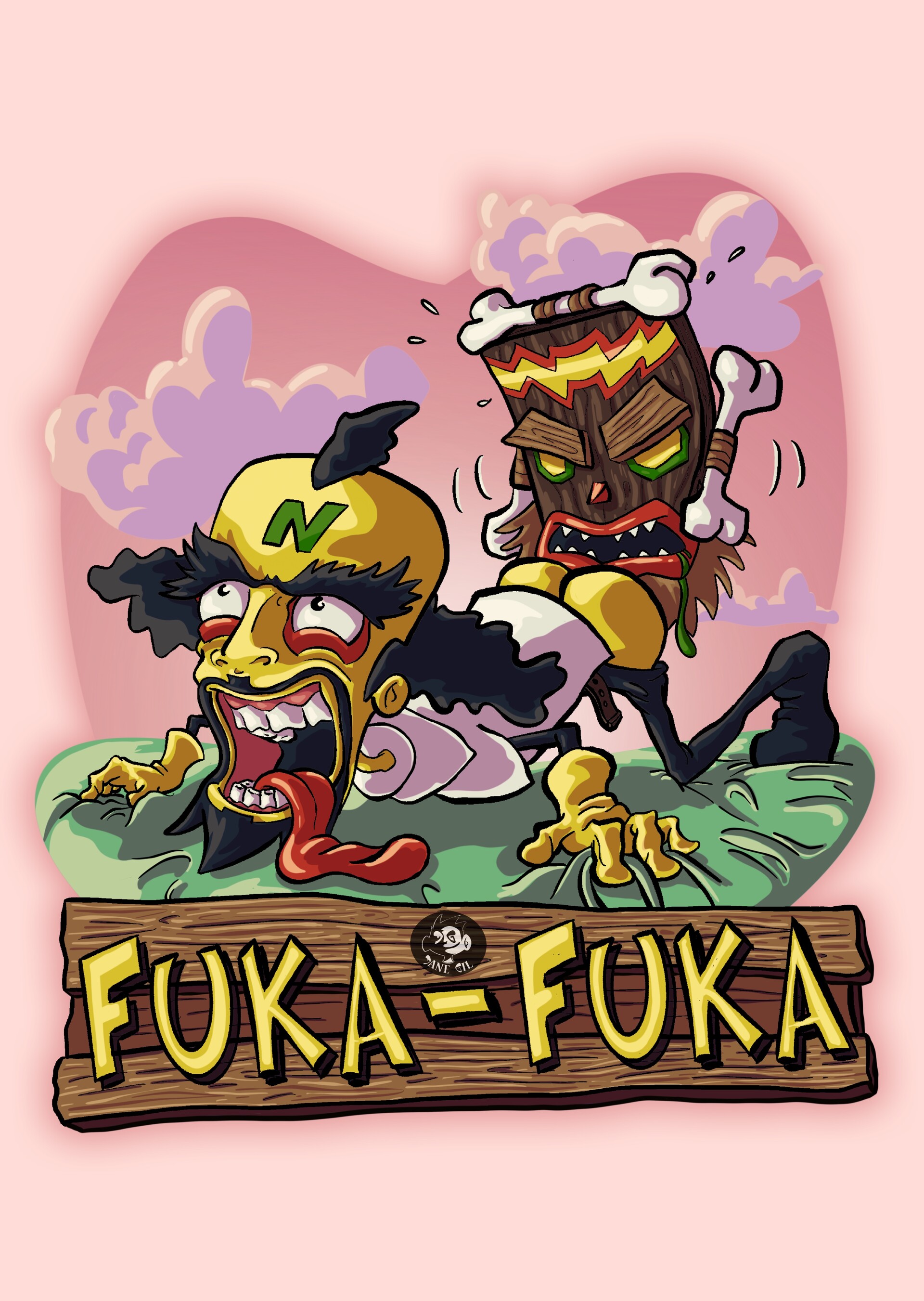 ArtStation - Fuka- Fuka- Fan Art Crash Bandicoot (Humor)