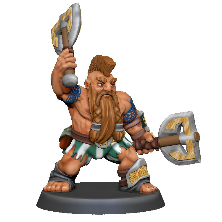 ArtStation - Berserker dwarf
