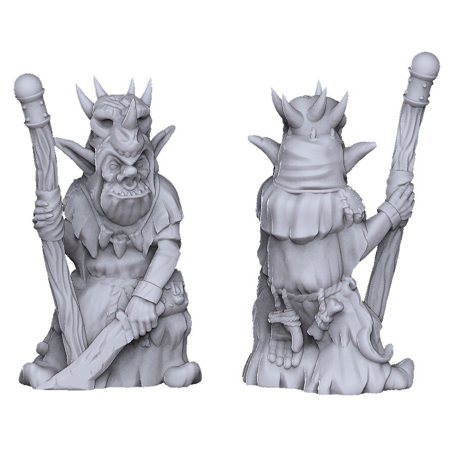 ArtStation - Goblin warlock