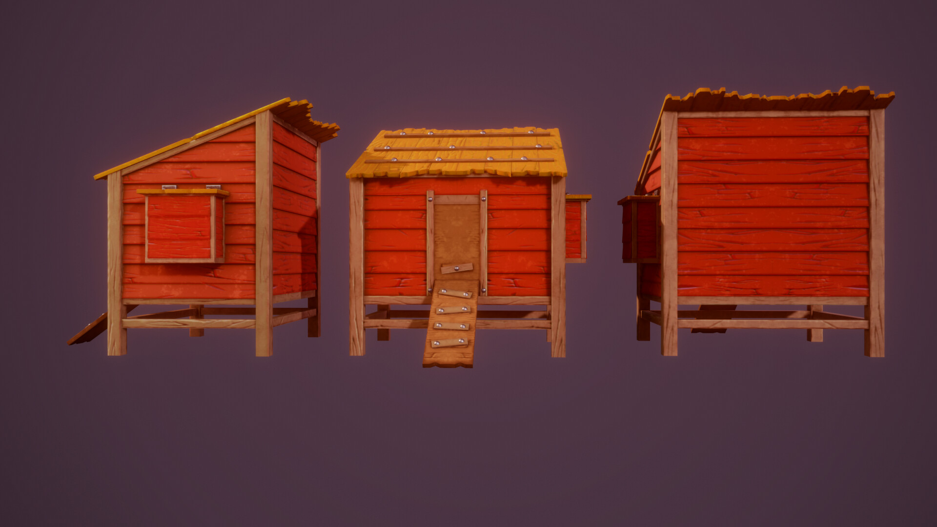 Alex Zamfir - Stylized Chicken Coop Prop