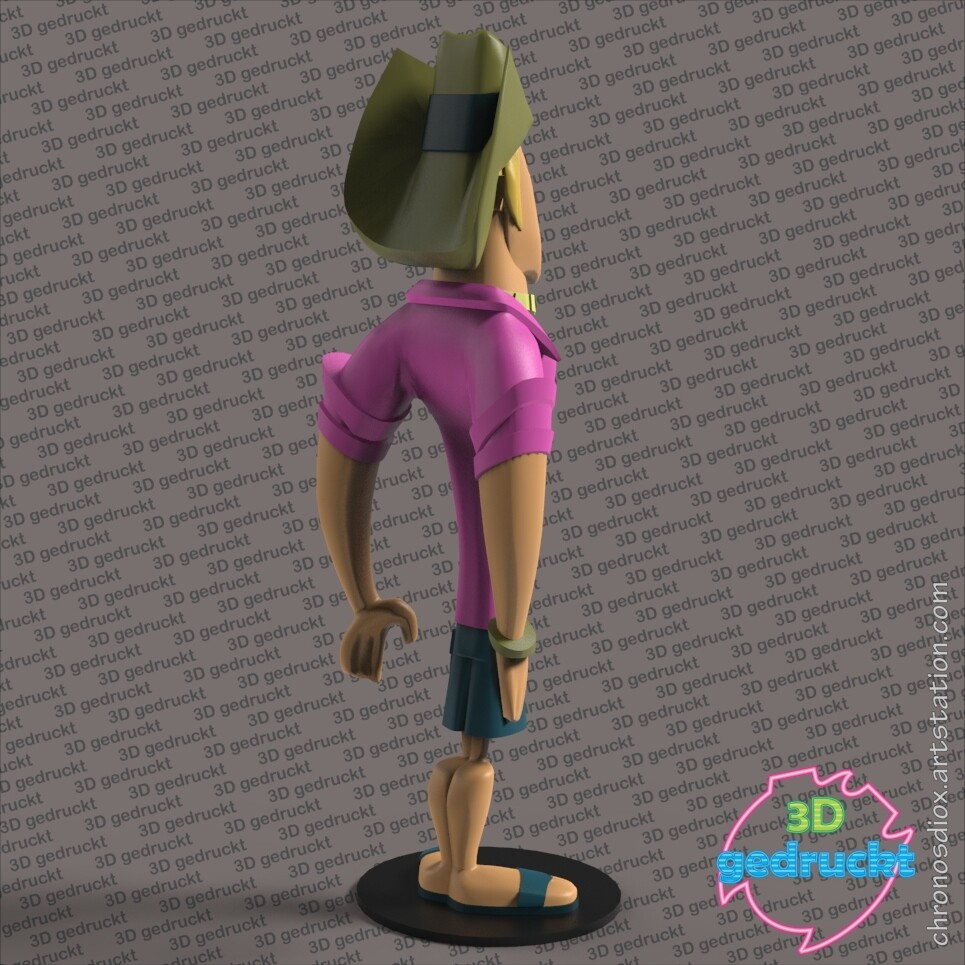 Mariano Castro Entenza - Geoff from Total Drama figure design