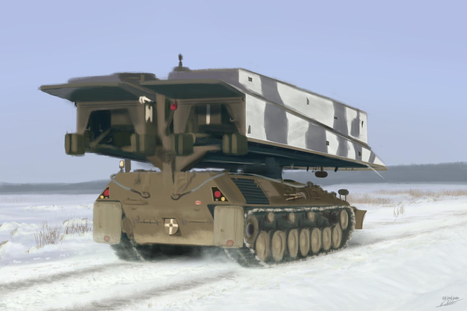 ArtStation - Tank Study #1 - Biber AVLB