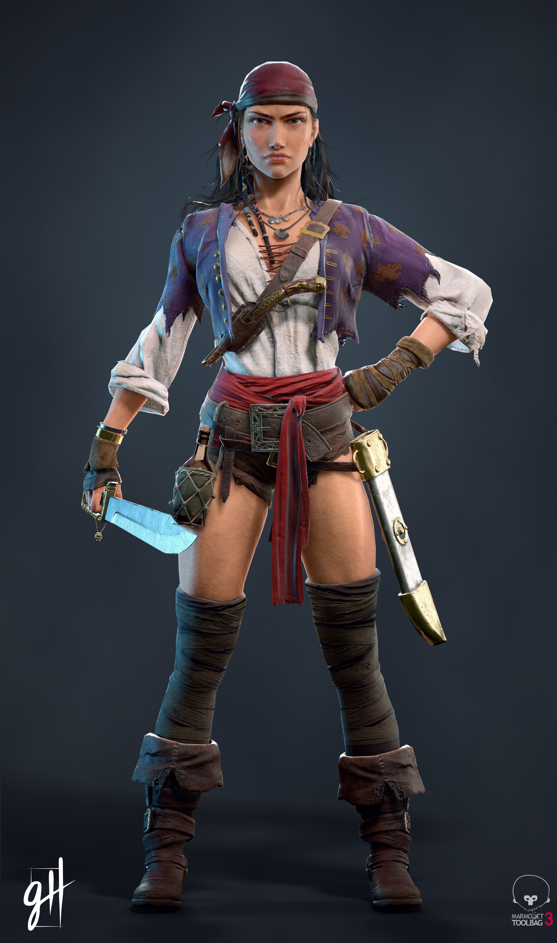 Ghaith Haqi - Pirate -Game ready