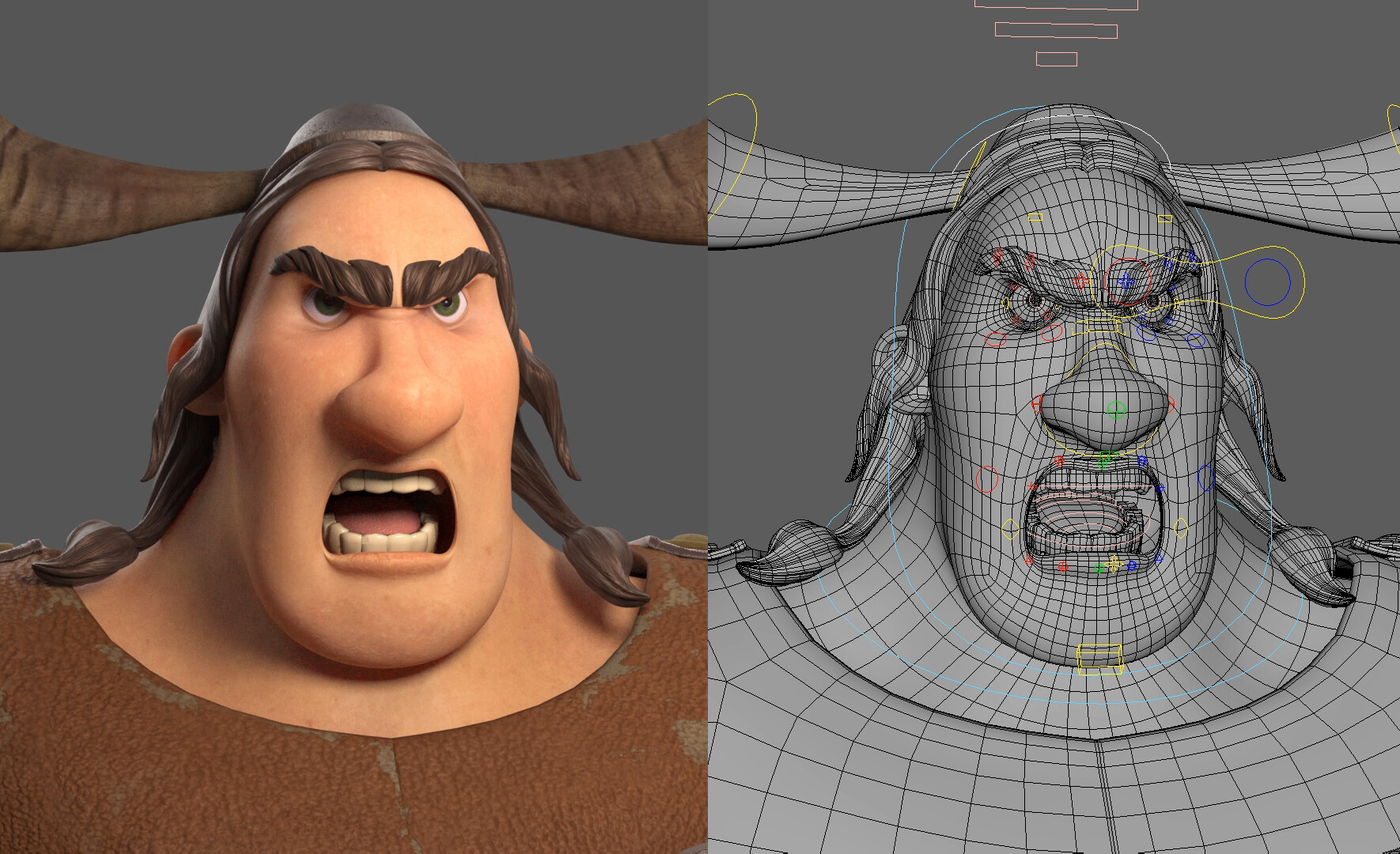 Hector Abraham - Viking facial rig