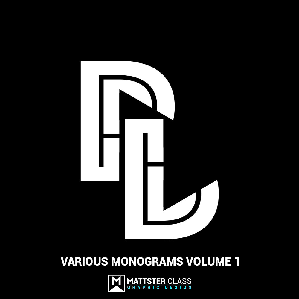 MattsterClass Graphic Design - Various Monograms Volume 1