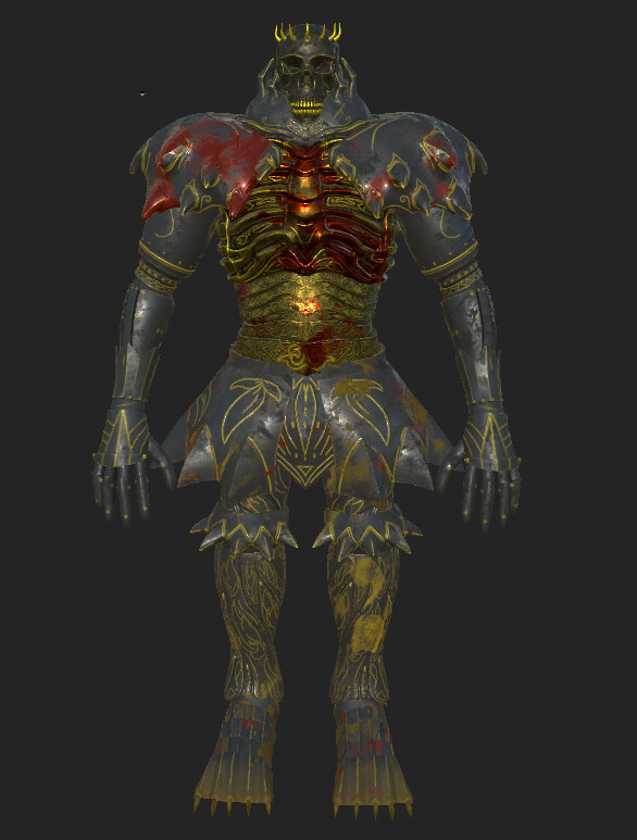 Logan Duffy - Skull Knight armor fan art