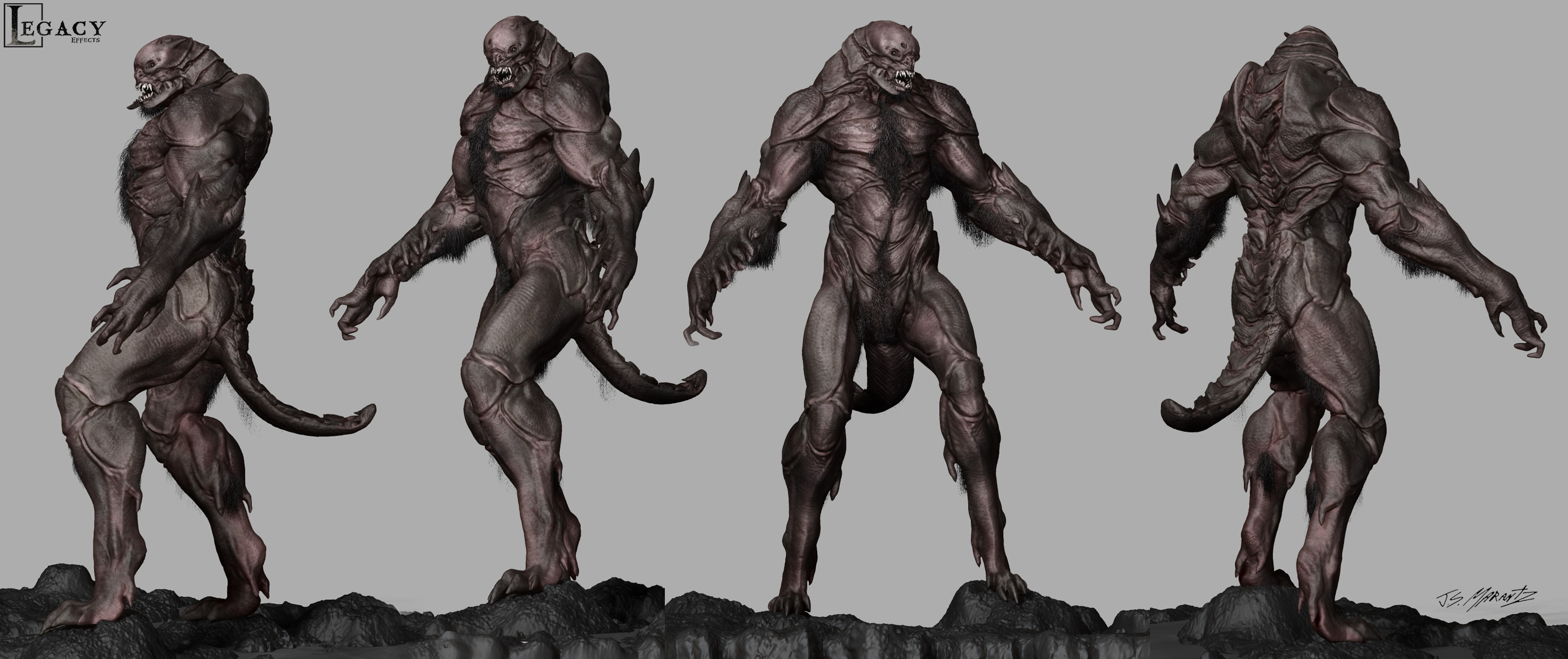 Jerad S. Marantz - The Wall: Early Creature Design