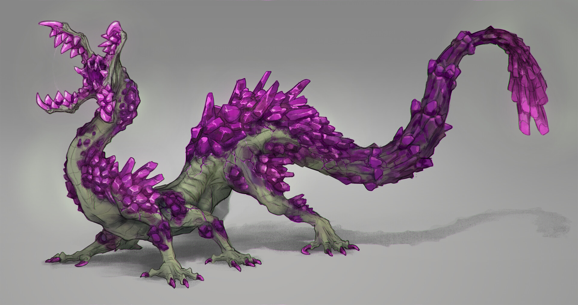 ArtStation - Crystal Wyrm - Concept