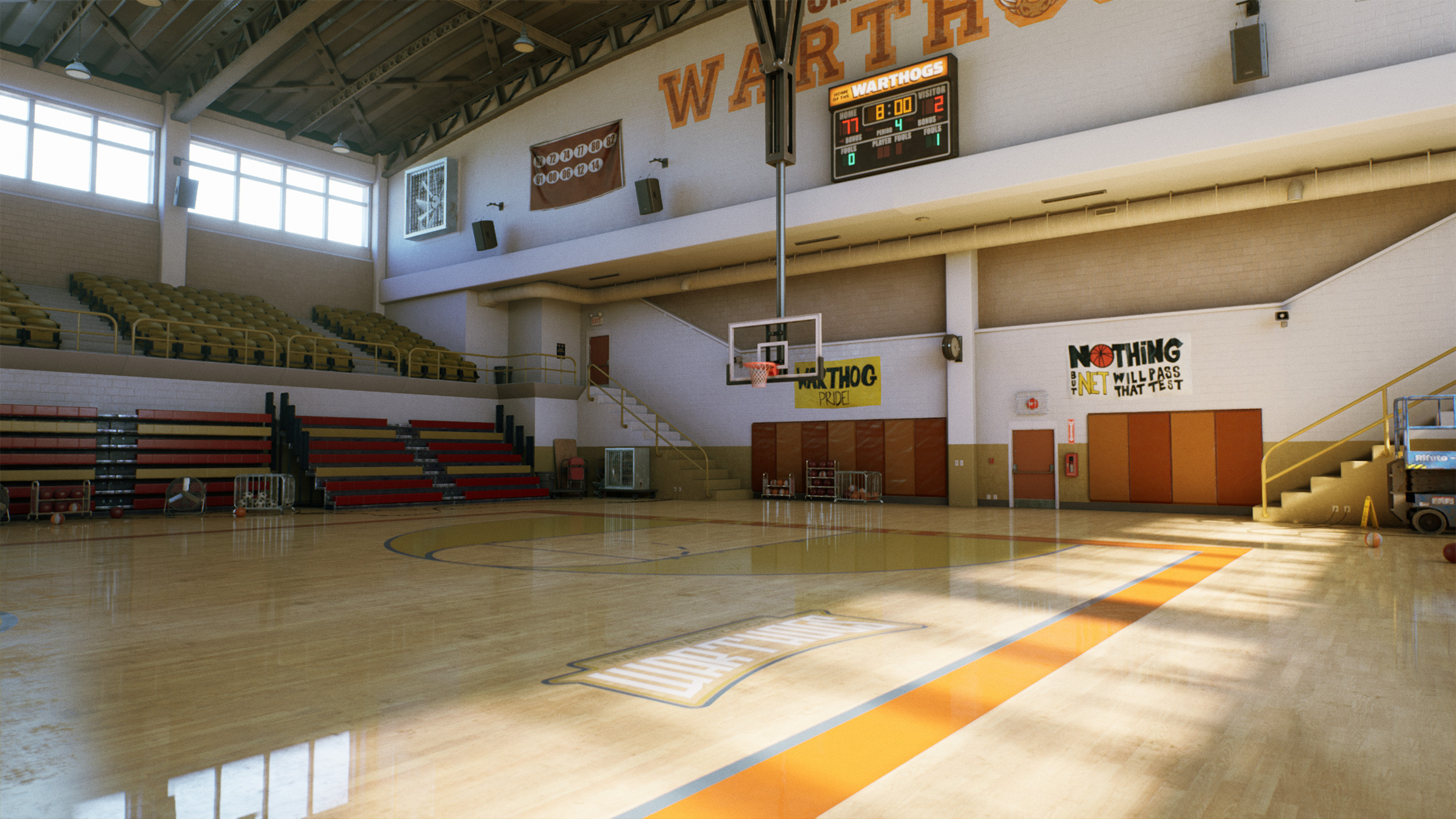 Dekogon Studios - Warthogs Basketball - Highschool Gym (UE4)