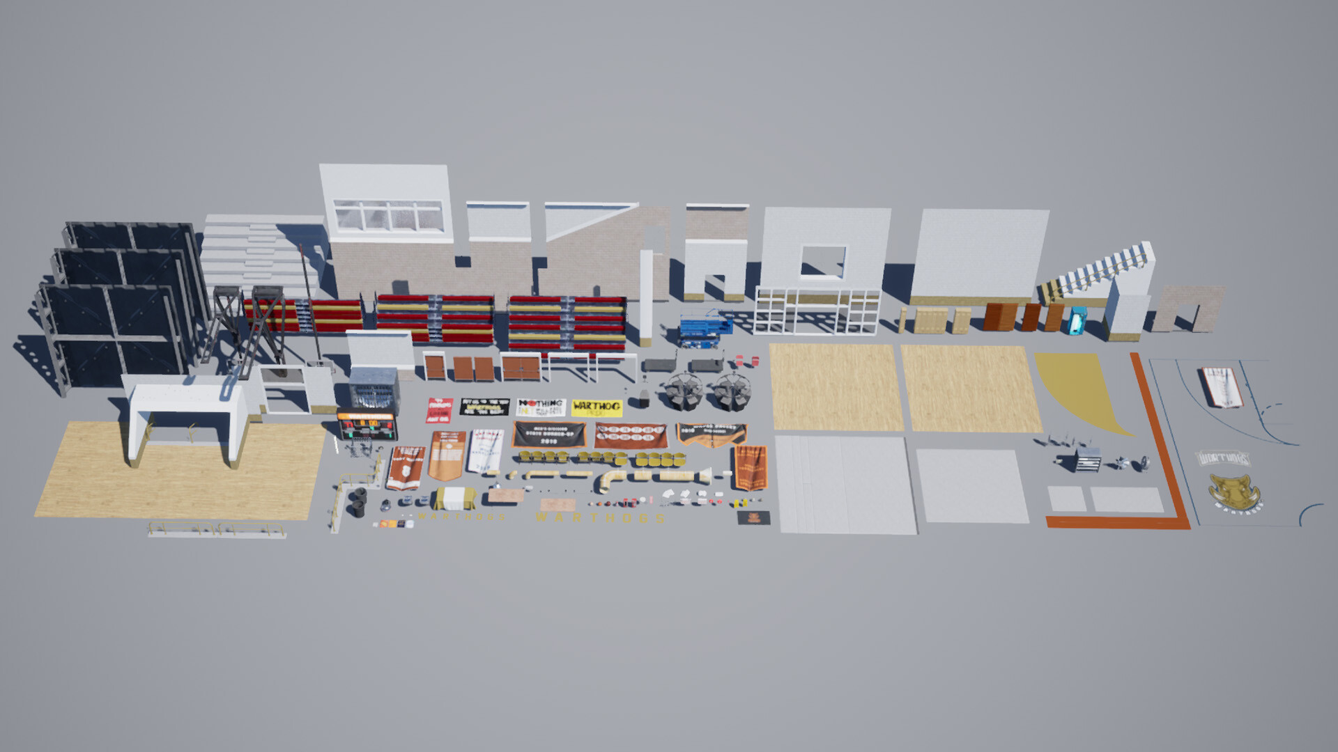 Dekogon Studios - Warthogs Basketball - Highschool Gym (UE4)