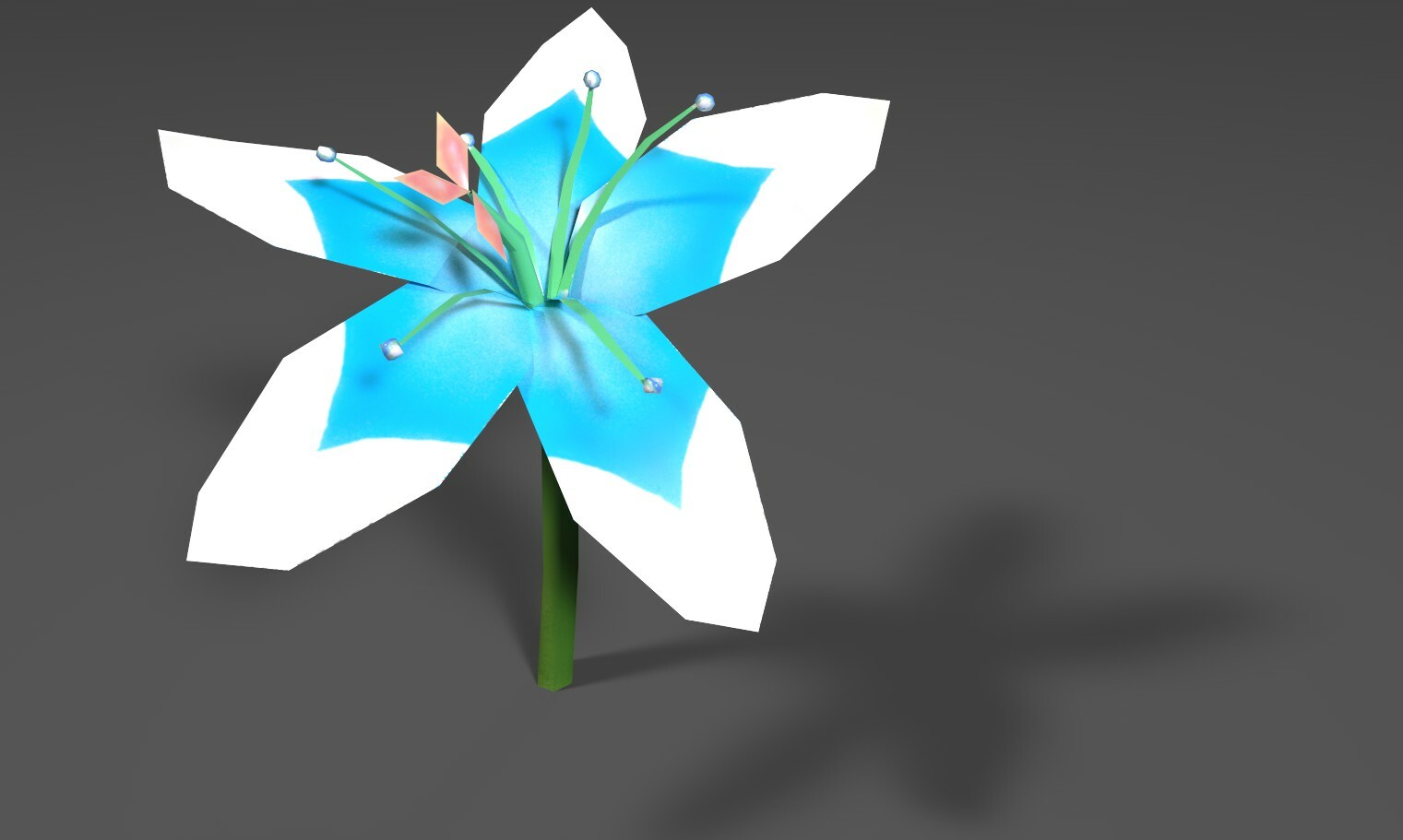 ArtStation - Sky Blue Alien Plant