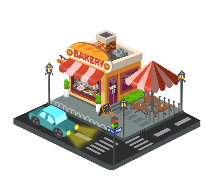 ArtStation - Isometric Bakery