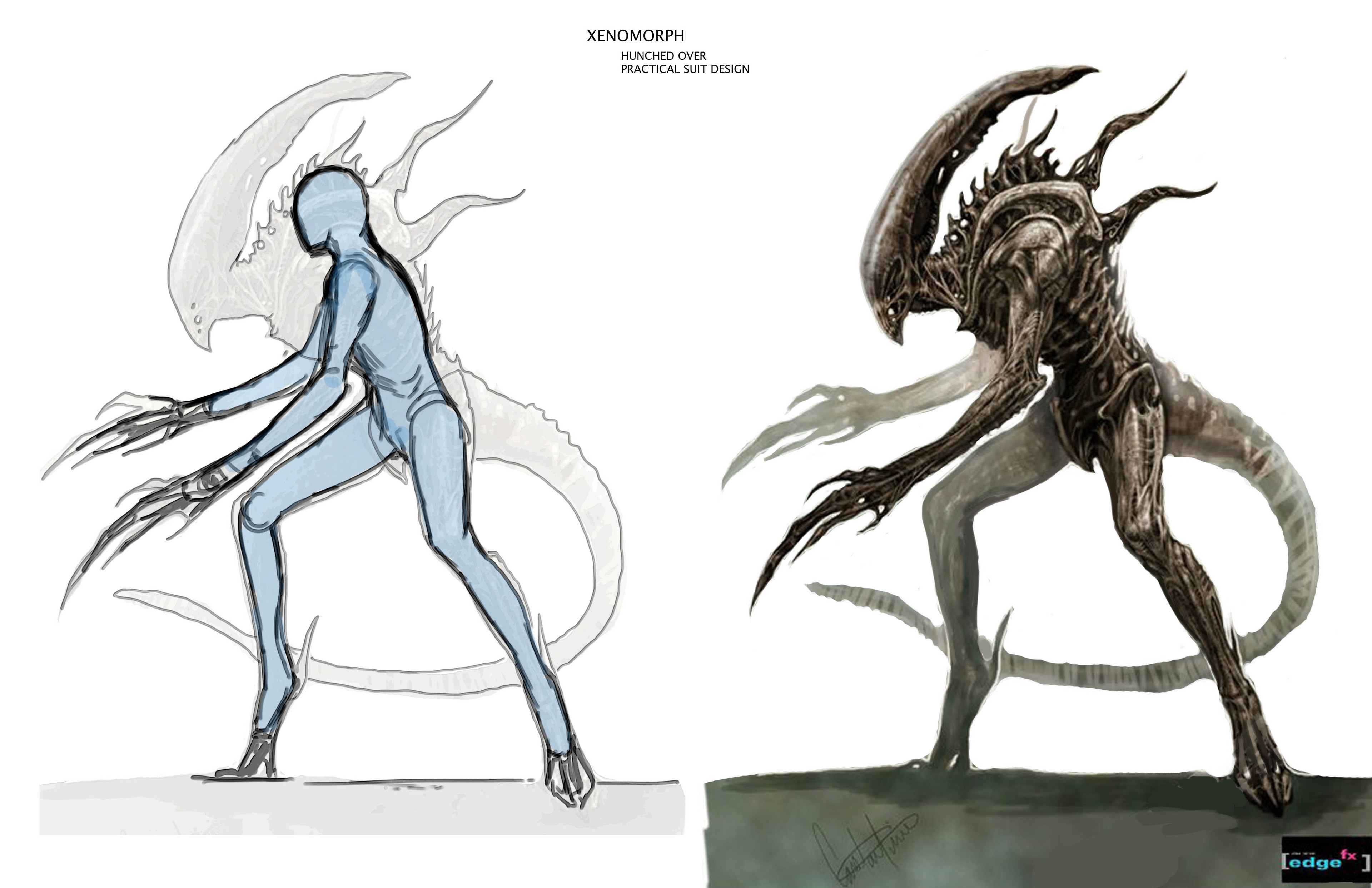 alien isolation xenomorph design