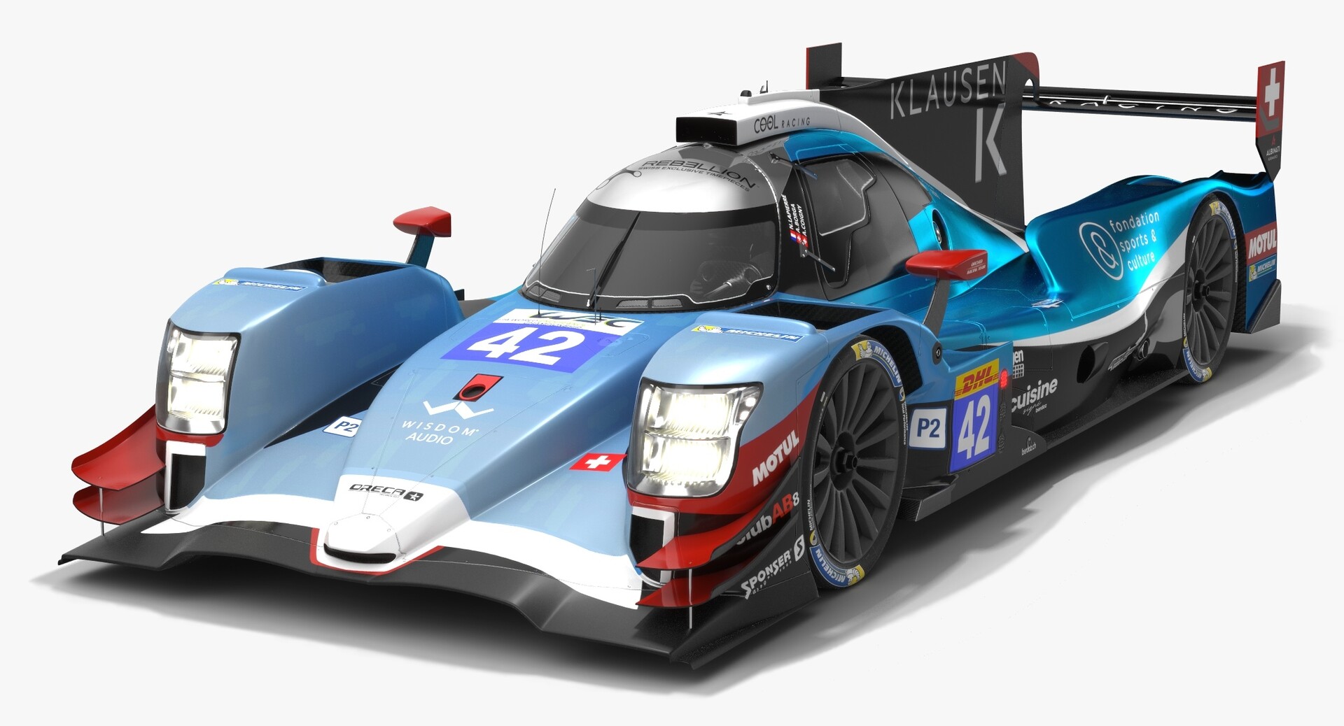 OpticalDreamSoft - Cool Racing WEC LMP2 Season 2019 2020 Oreca 07 3D model