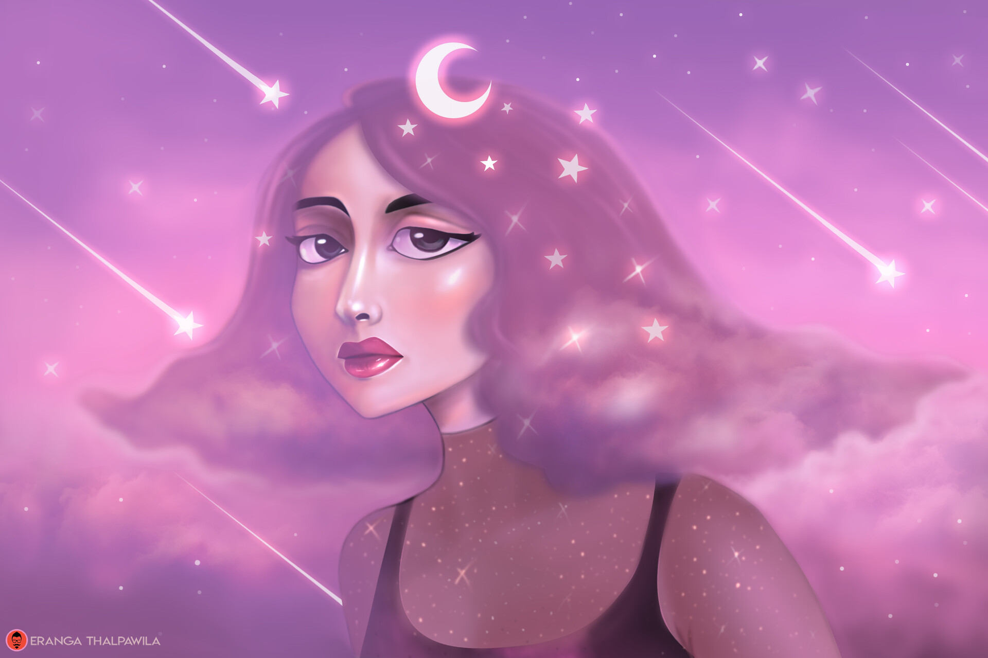 ArtStation - Falling stars-bearbrickjia-draw this in your style