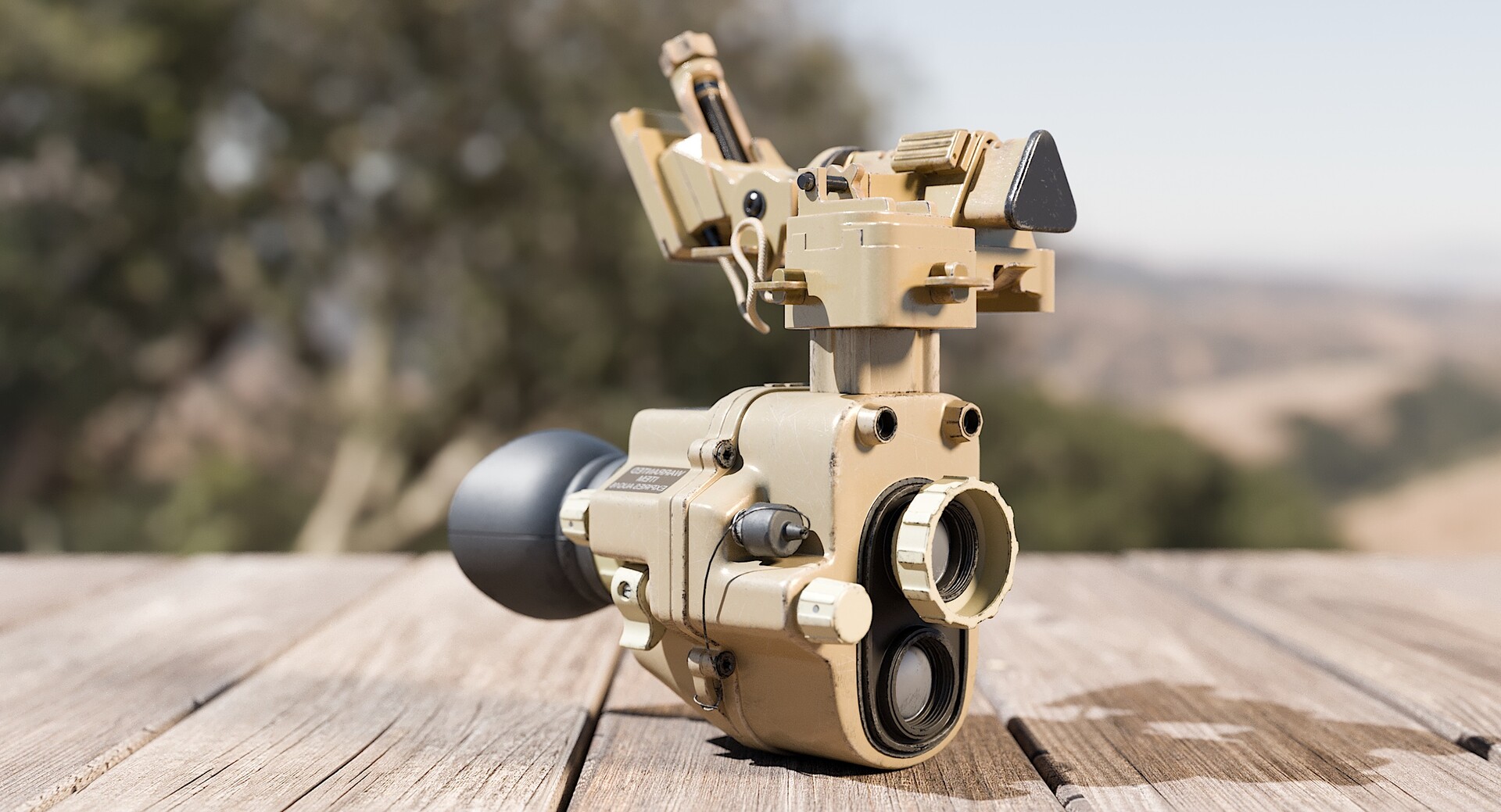 ArtStation - Realistic 3D model of Night Vision created by NICE ...