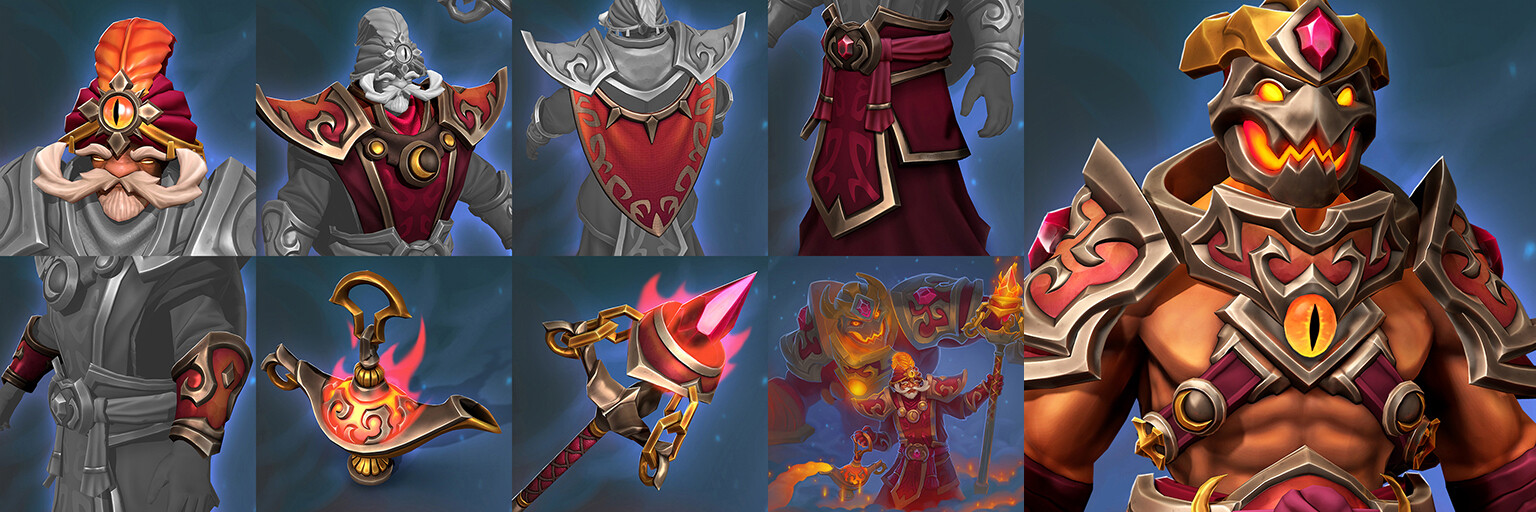 Nicolai 'madshock' von Stromberg - Sage of Smoke and Sand - Warlock Set