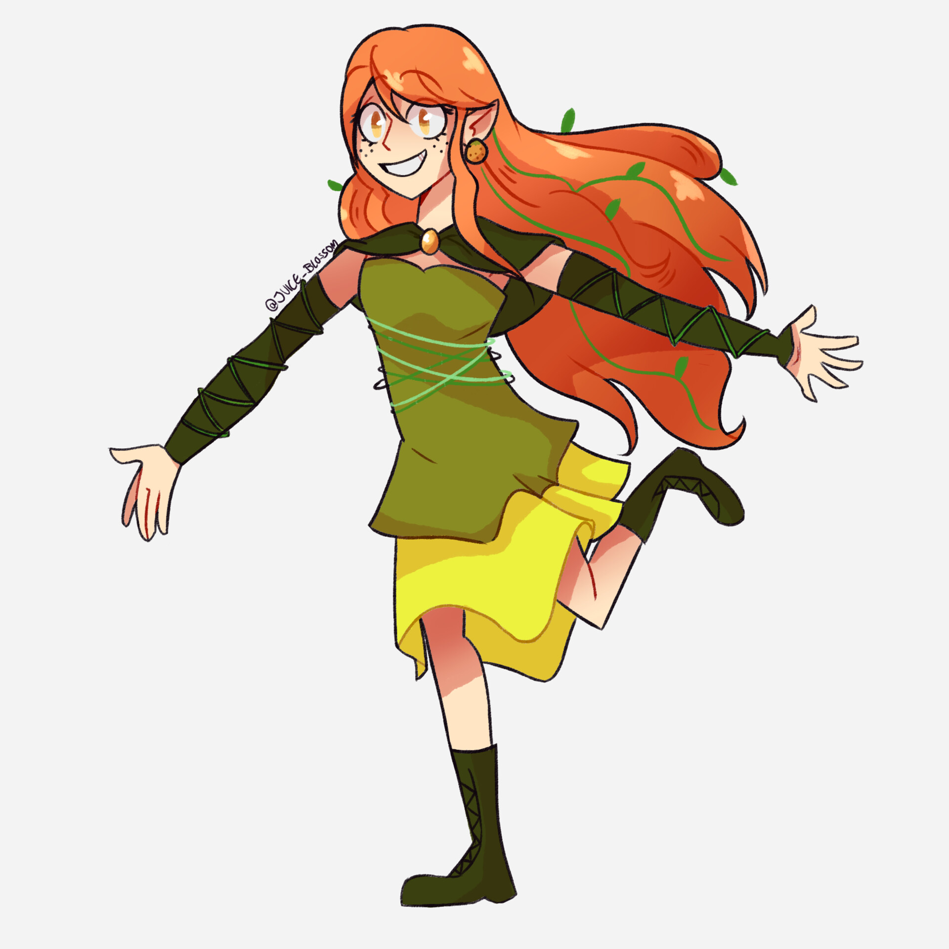 ArtStation - The Orange Tree Elf