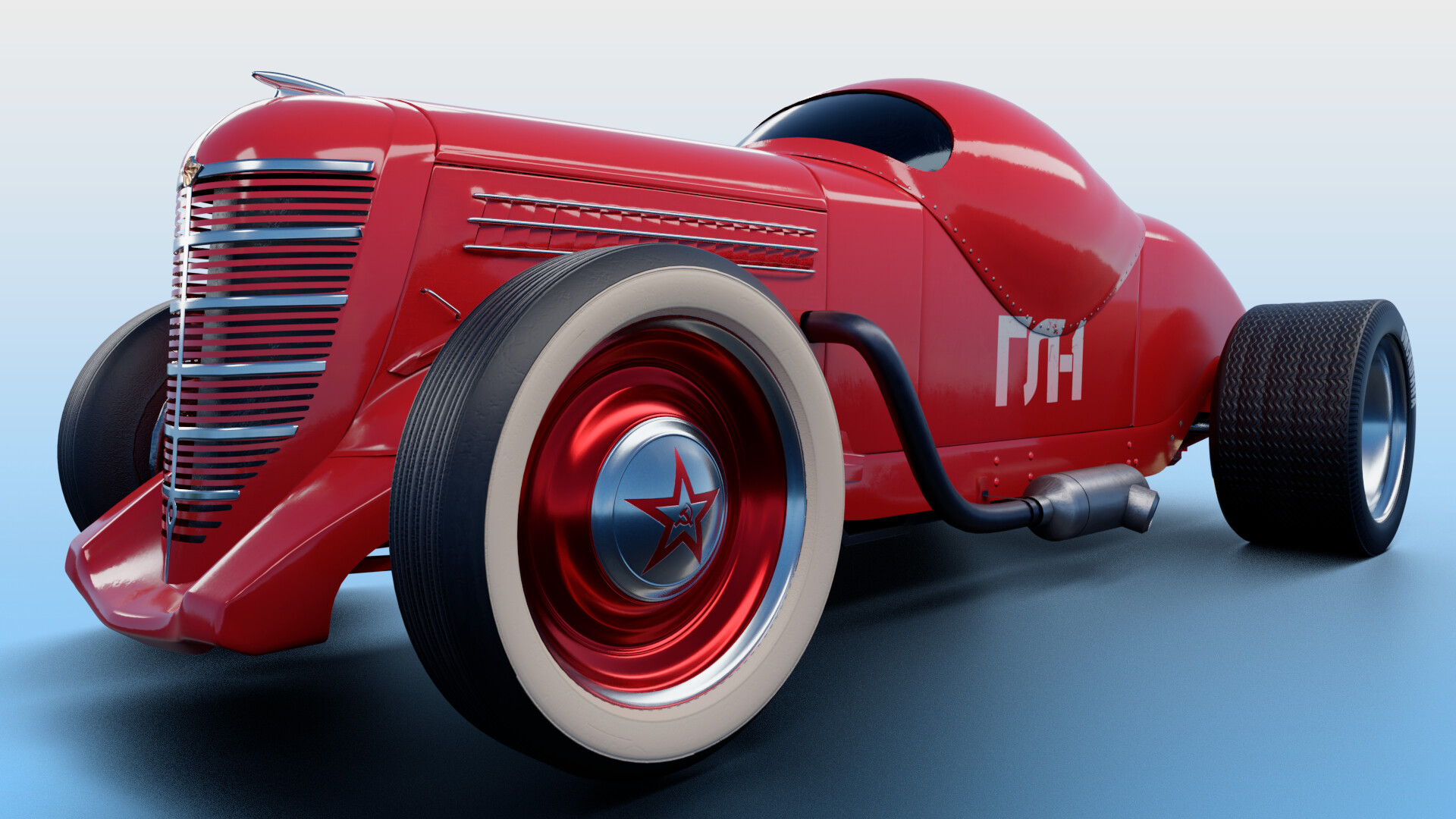 ArtStation - Gaz GL1 | First Soviet racing car