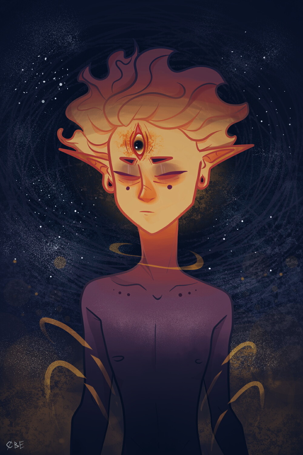 ArtStation - Black hole/humanization