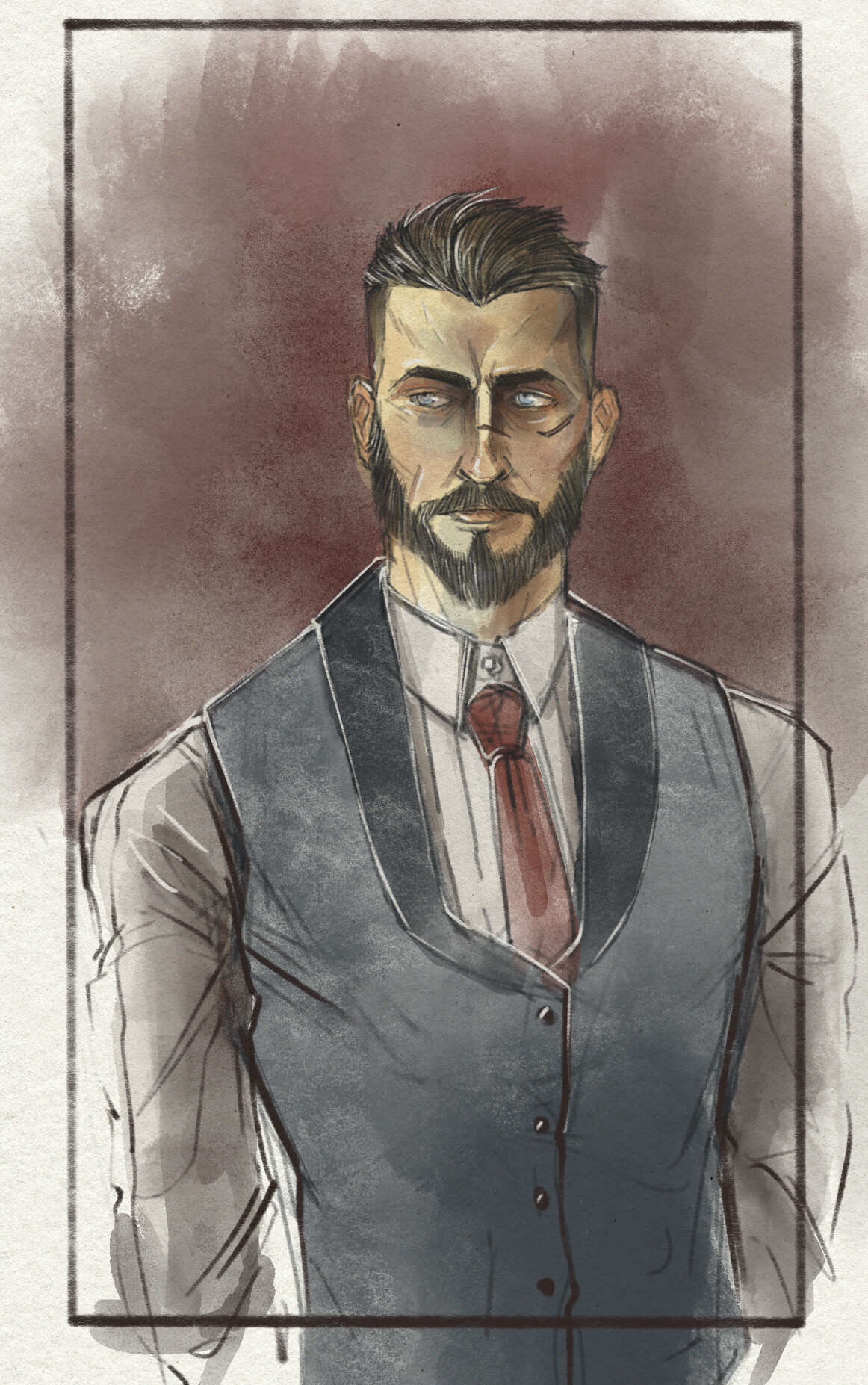 Jeremy Cole - Vampyr Studies & Fanart Portraits